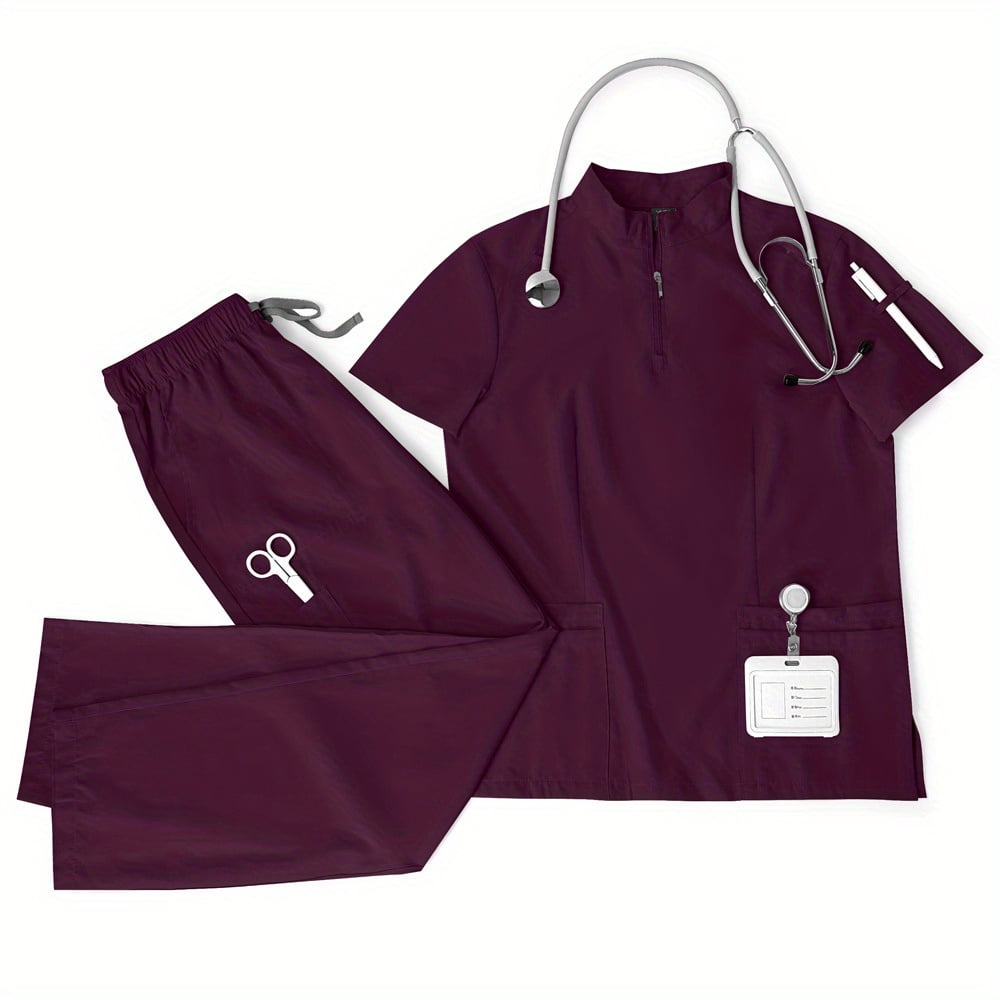Stylish Unisex Workwear Set Scrubs for Doctors & Nurses - Easy Care, Anti-Wrinkle & Functional ...