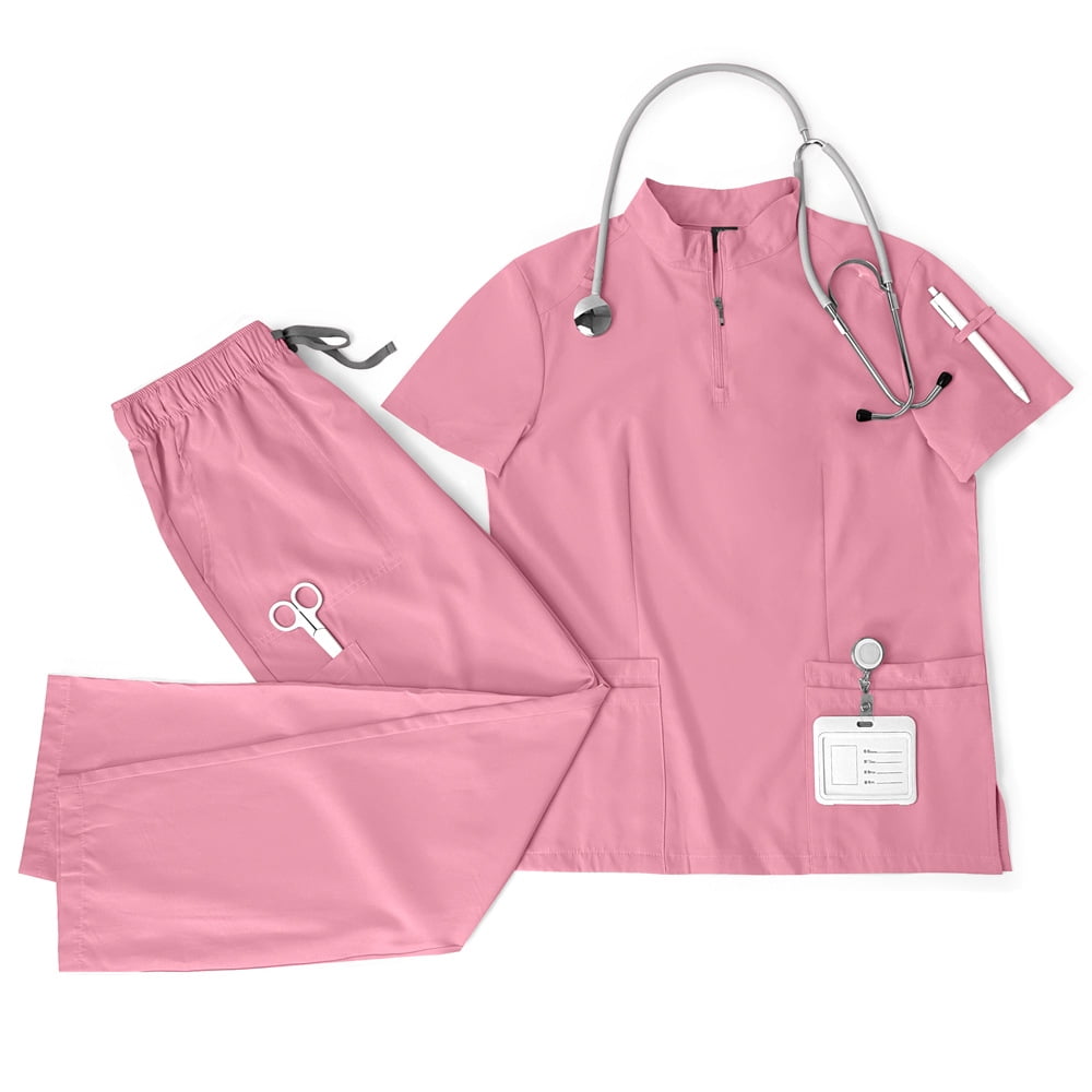 Stylish Unisex Workwear Set Scrubs for Doctors & Nurses - Easy Care, Anti-Wrinkle & Functional ...