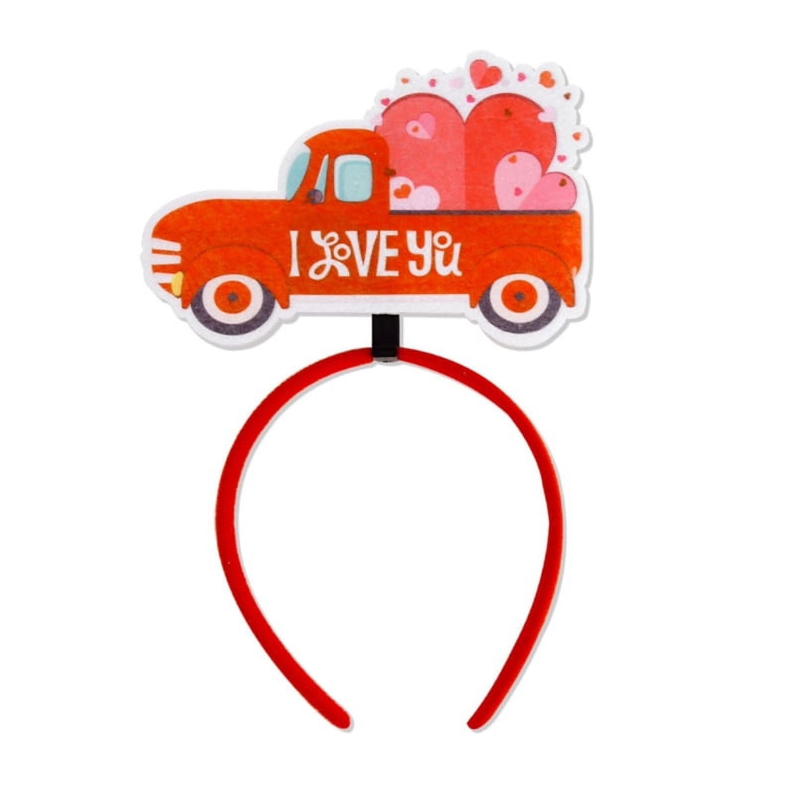 Stylish Valentine's Day Hair Accessory Heart Shaped Designs Hairband ...