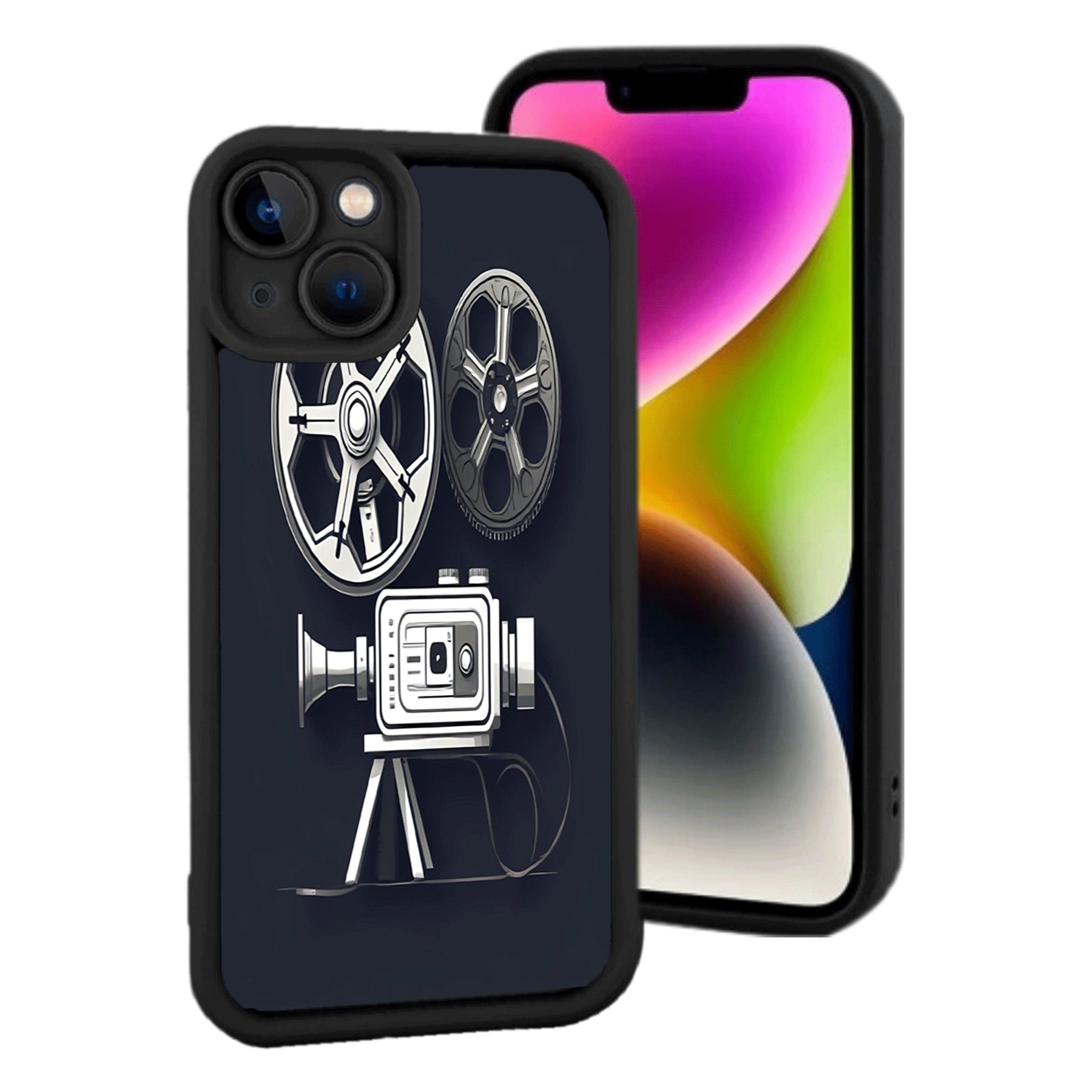 Stylish Vintage Film iPhone 15 Case - Yellowing Resistant Lightweight ...