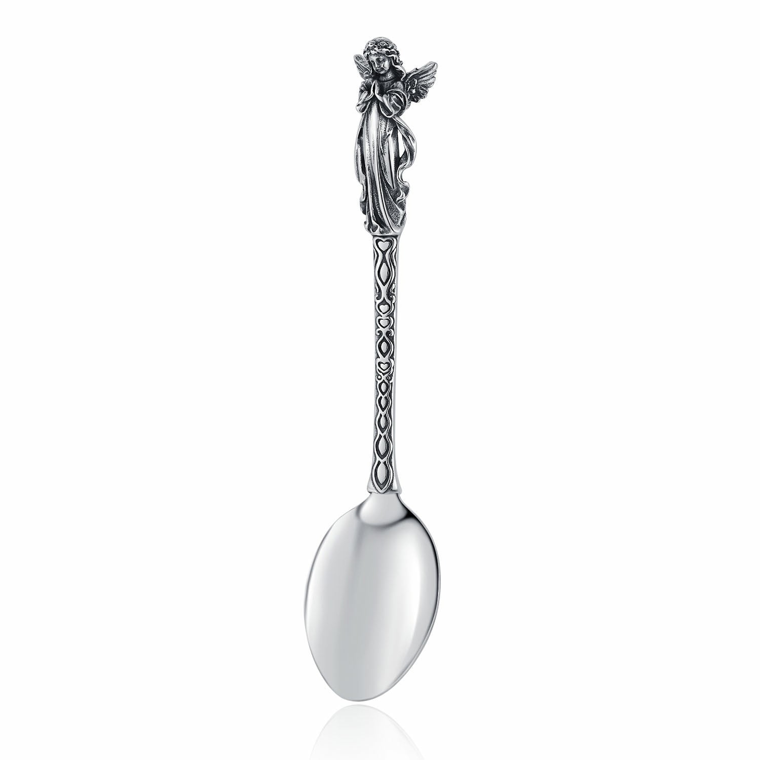 Stylish Vintage Titanium Stainless Steel Angel Spoon - High Aesthetic ...