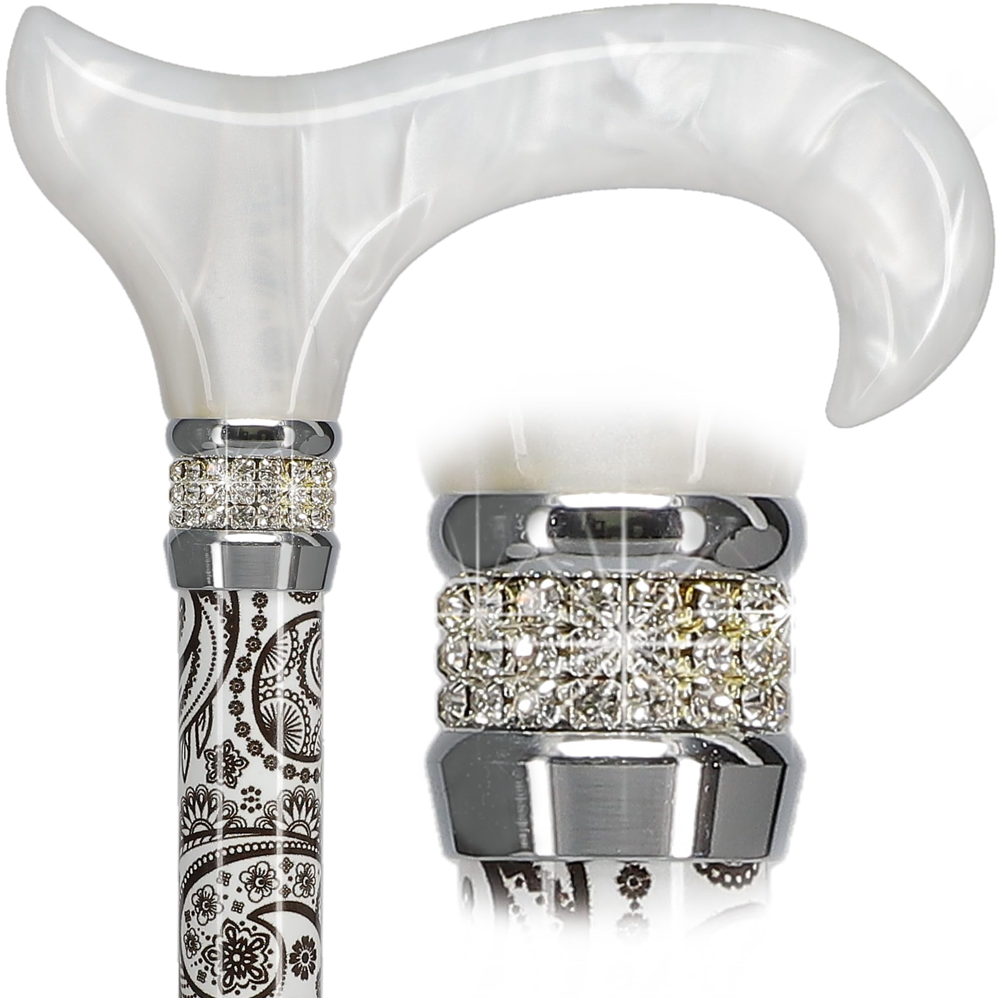 Royal Canes, Stylish Adjustable Walking Sticks, Rhinestone Collar ...