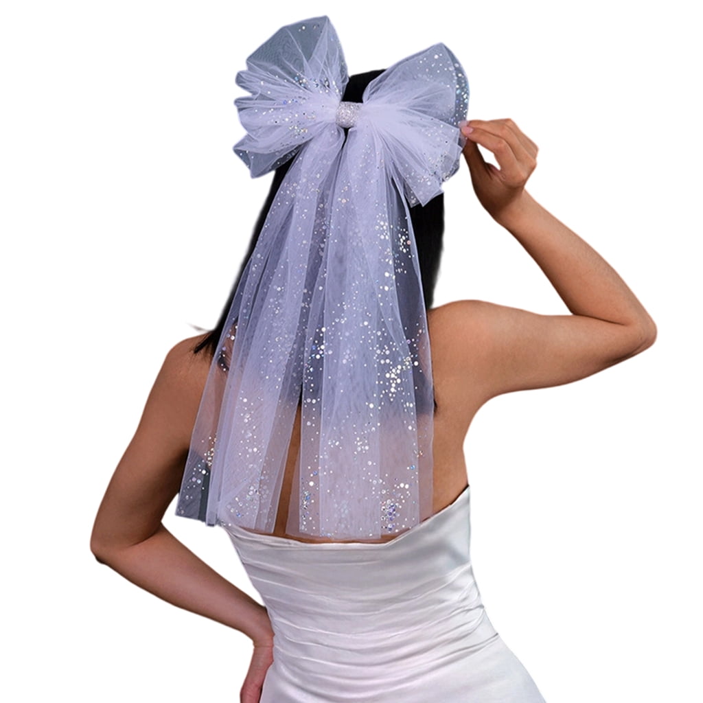 Stylish Wedding Hair Veil with Decorative Clip Stage Performances ...