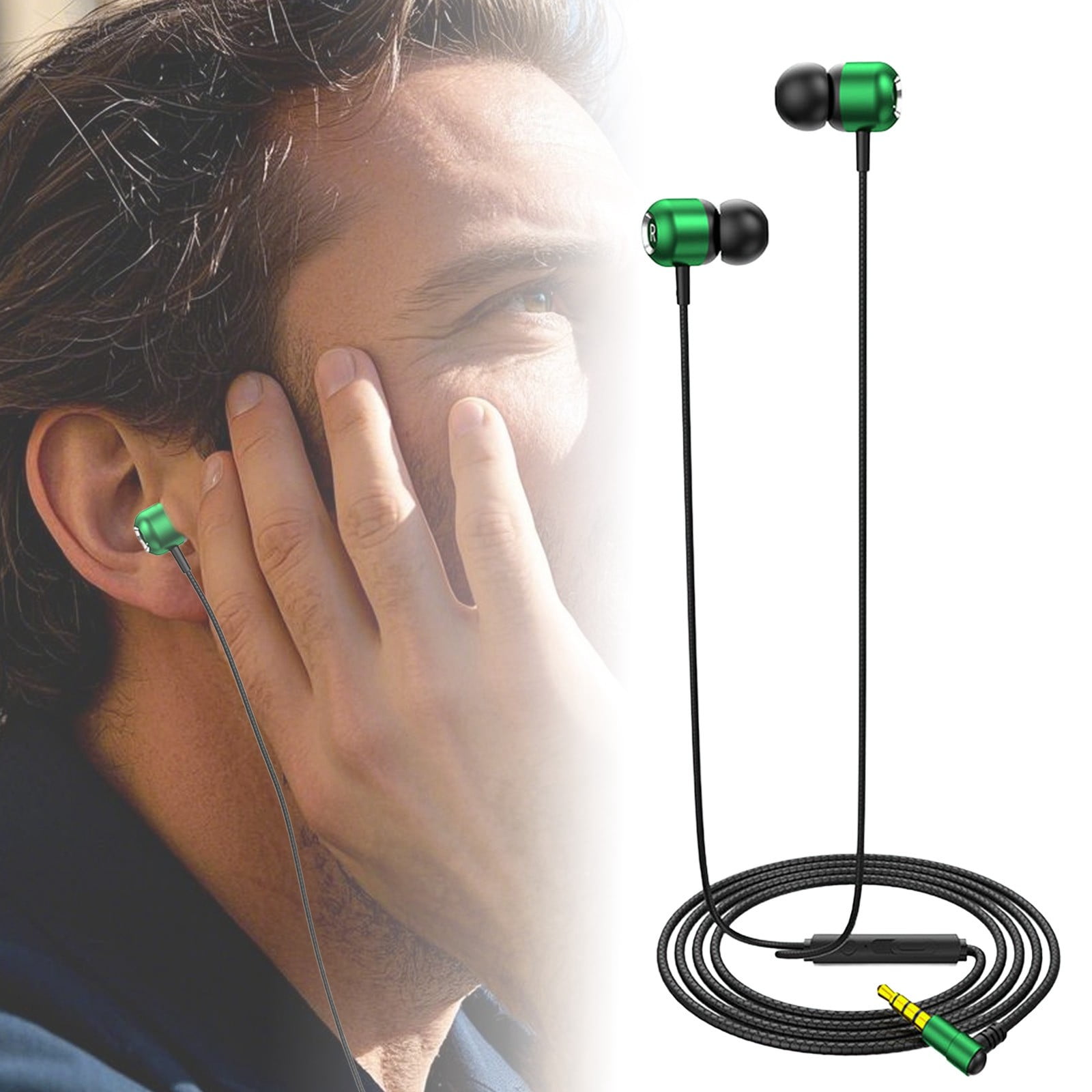 Stylish Wired Earphones With Sound Noise Isolation and Comfortable Fit ...