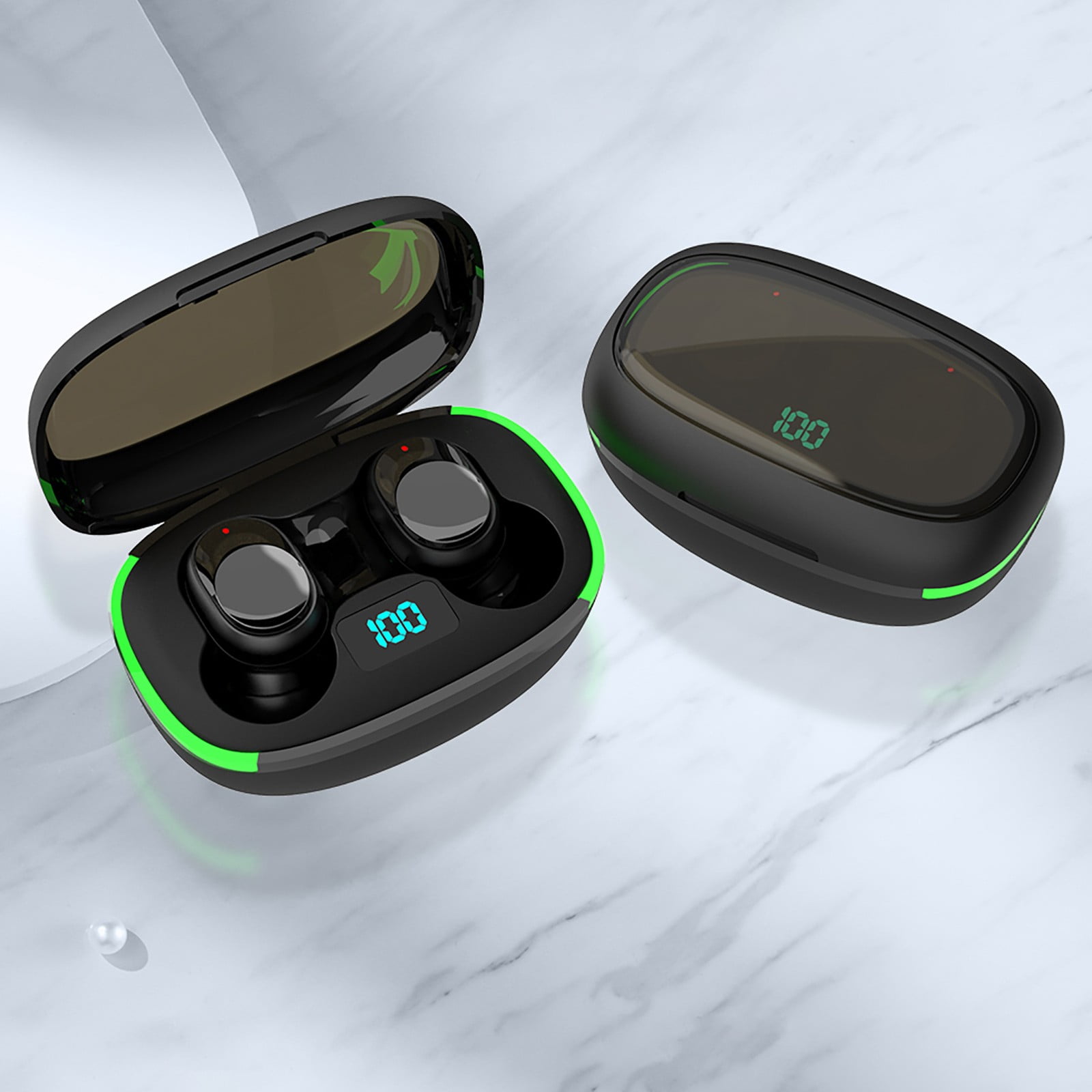 Stylish Wireless Earbuds with HiFi Stereo Sound, IPX4 Water Protected ...