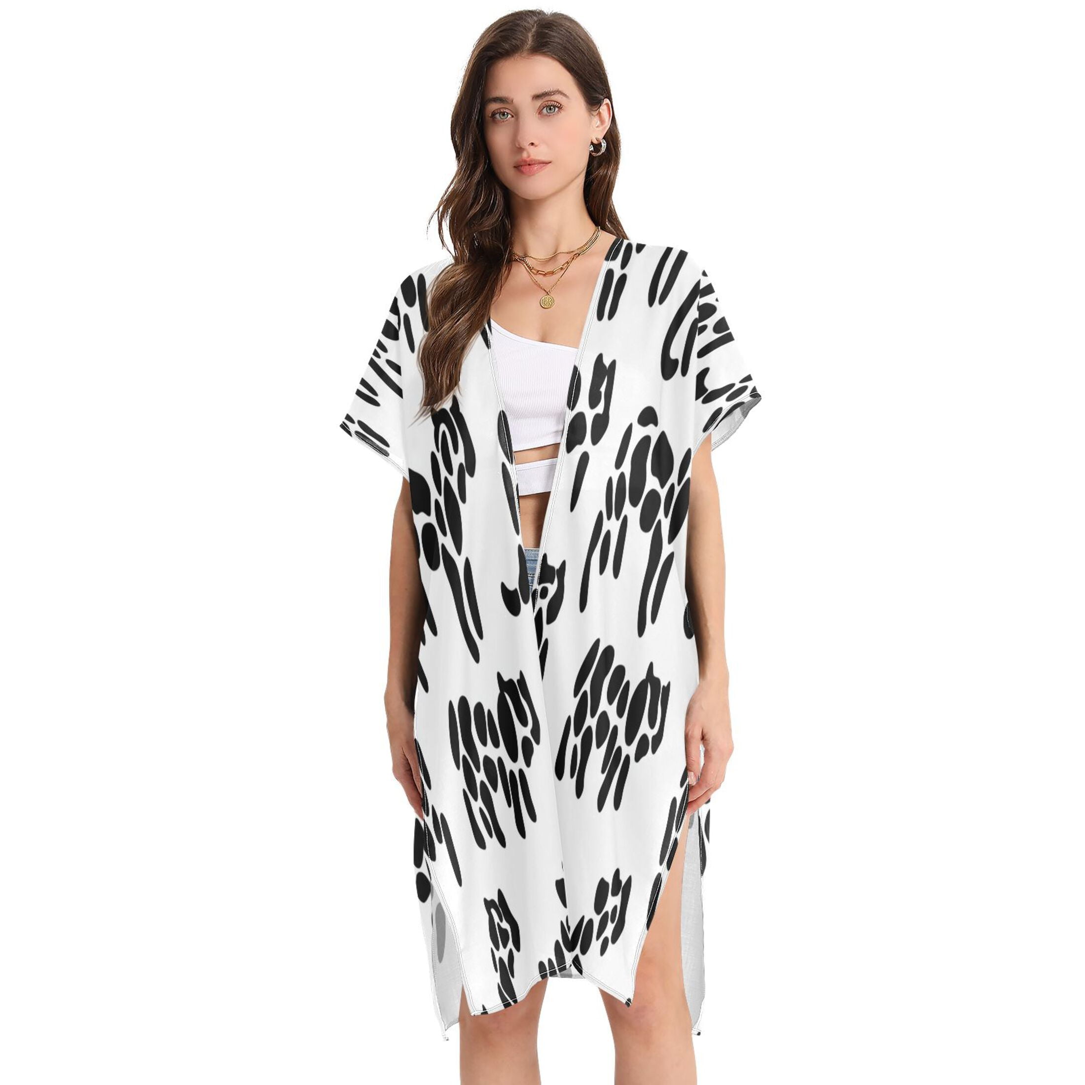 Stylish Women's Long Beach Cover-Up Swimwear Cover Ups Lightweight ...
