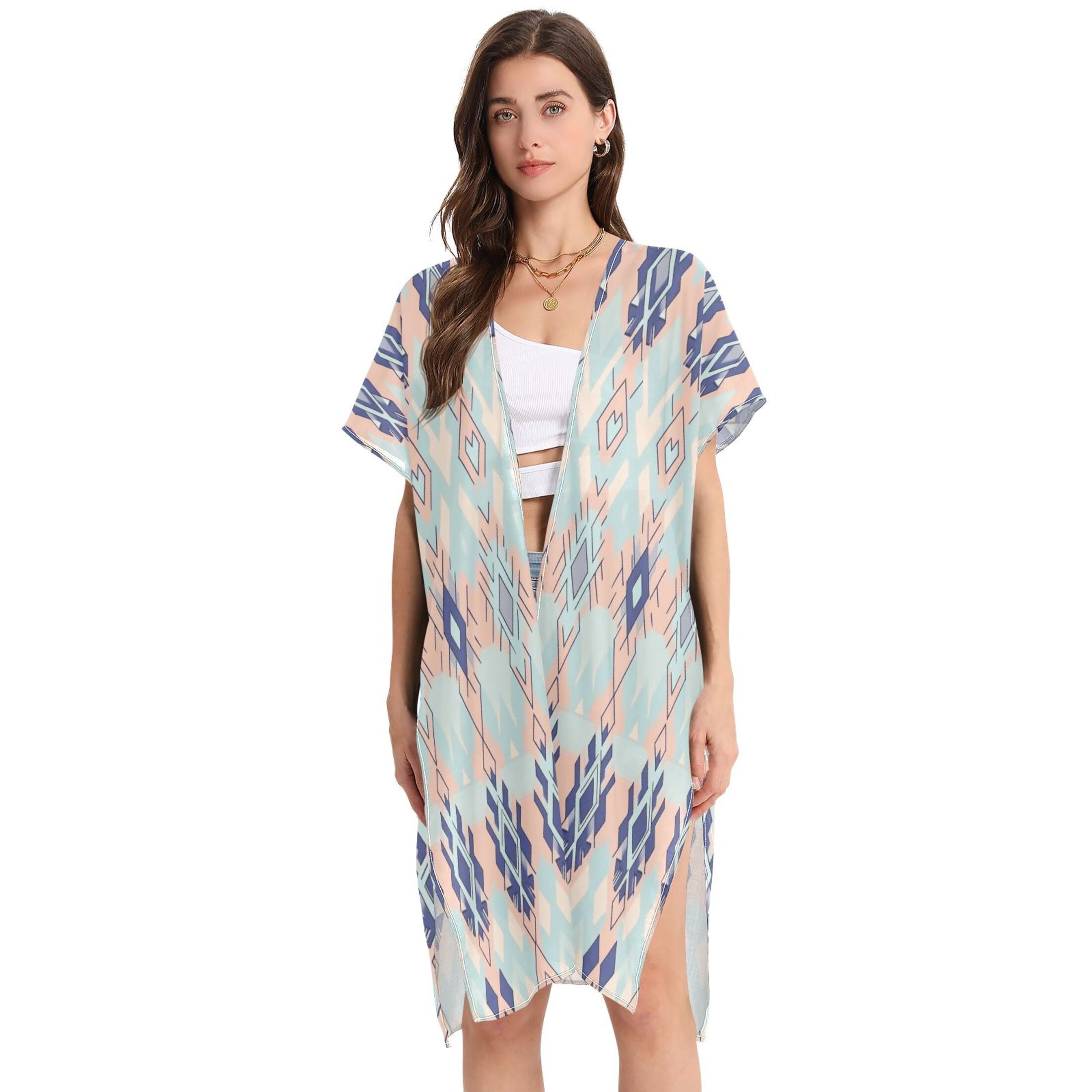 Stylish Women's Long Beach Cover-Up Swimwear Cover Ups Lightweight ...