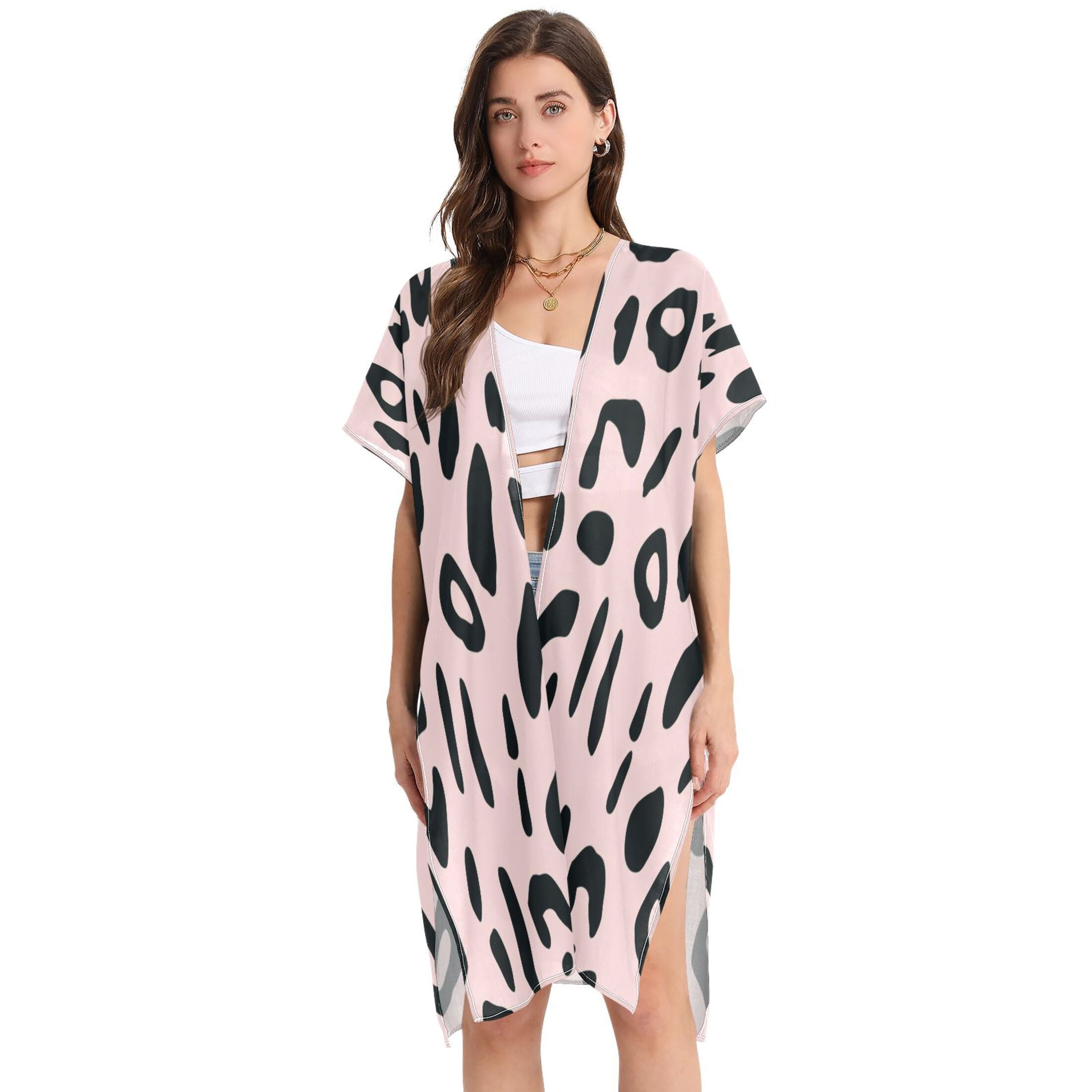 Stylish Women's Long Beach Cover-Up Swimwear Cover Ups Lightweight ...