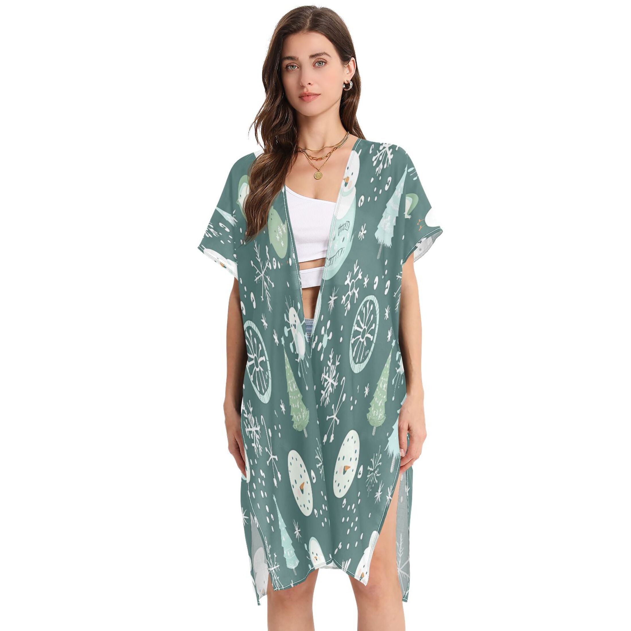 Stylish Women's Long Beach Cover-Up Swimwear Cover Ups Lightweight ...
