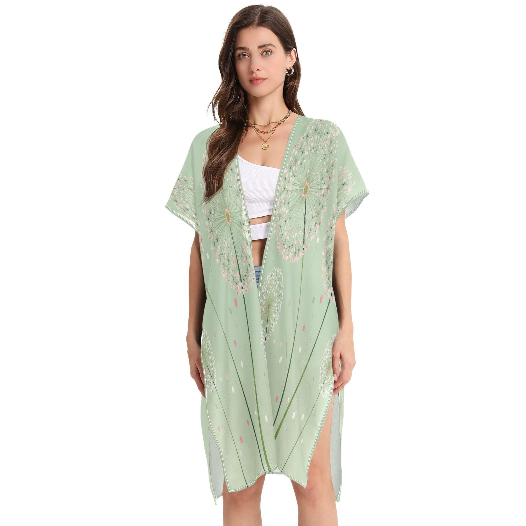 Stylish Women's Long Beach Cover-Up Swimwear Cover Ups Lightweight ...