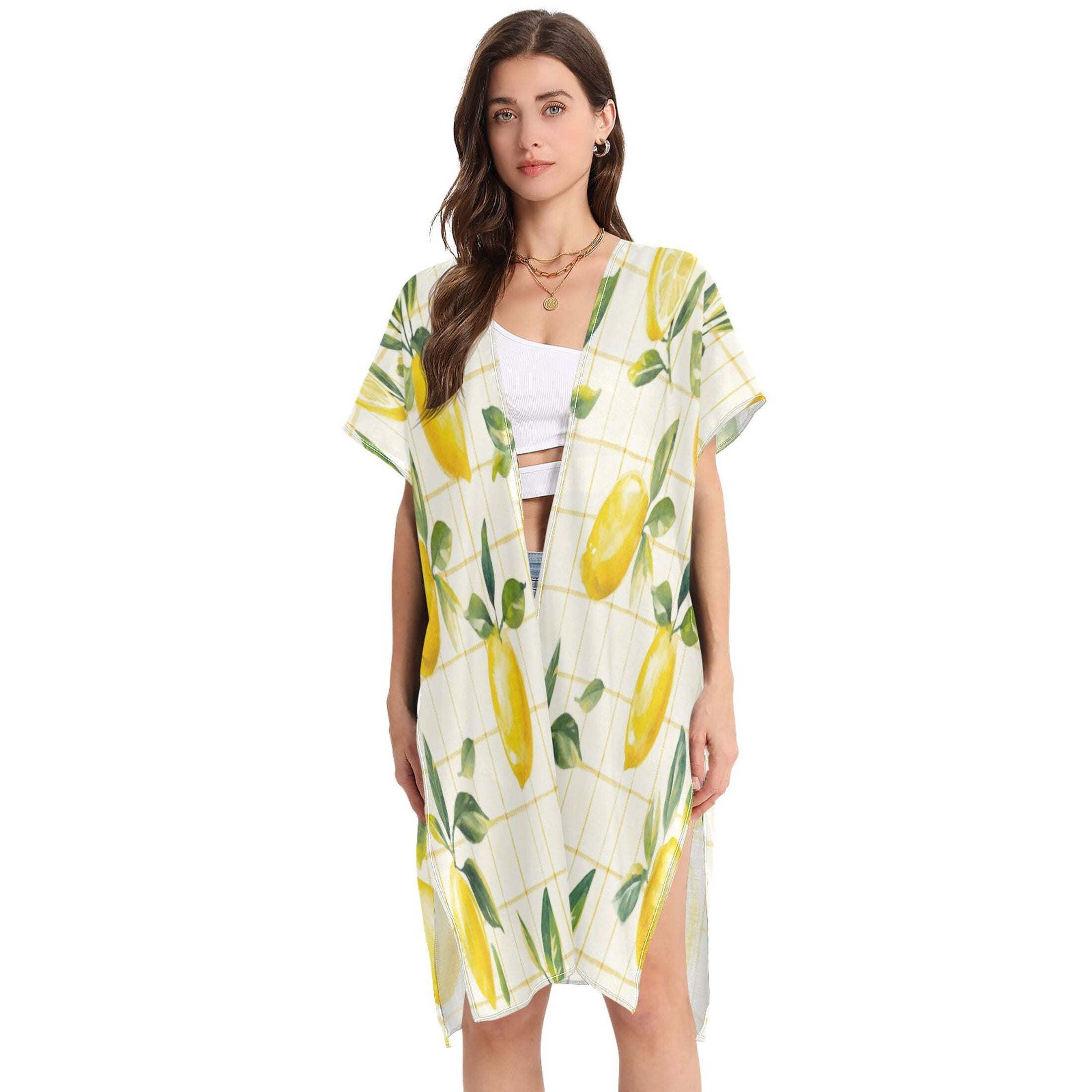 Stylish Women's Long Beach Cover-Up Swimwear Cover Ups Lightweight ...