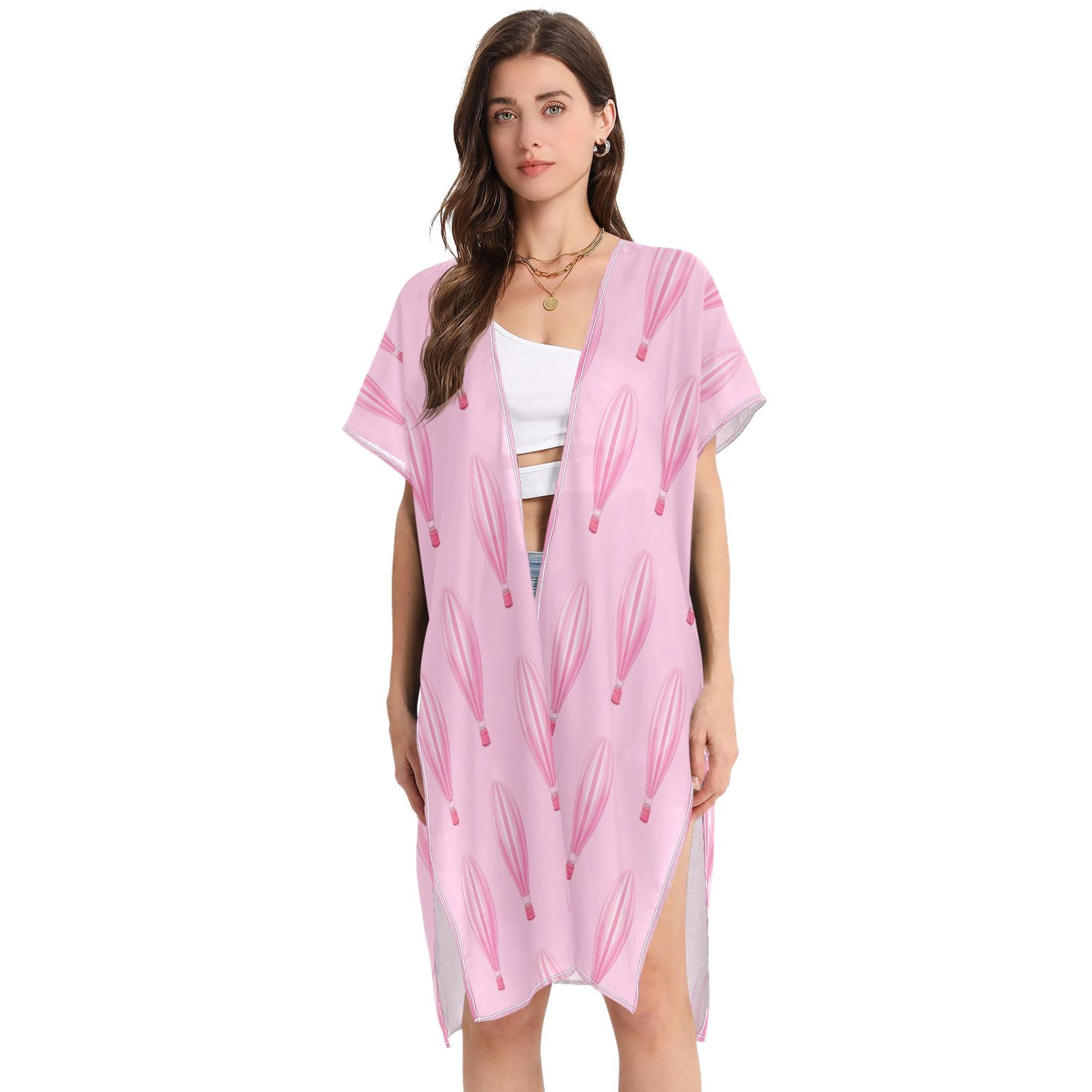 Stylish Women's Long Beach Cover-Up Swimwear Cover Ups Lightweight ...
