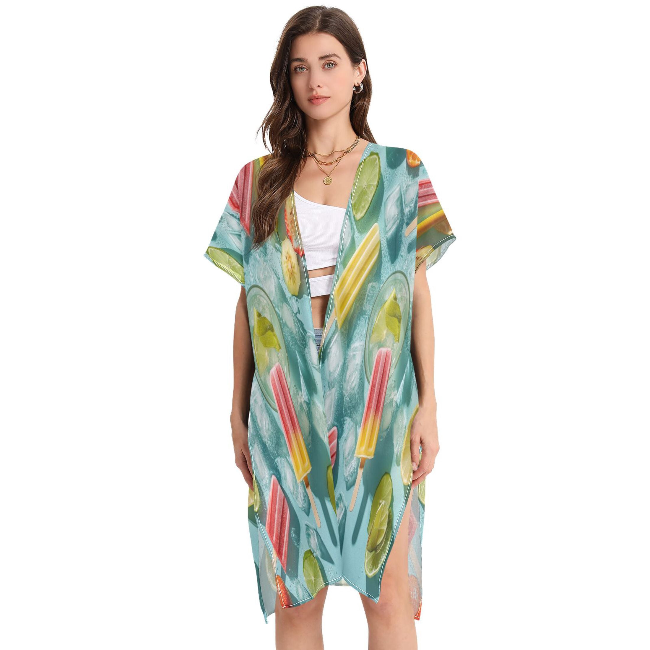 Stylish Women's Long Beach Cover-Up Swimwear Cover Ups Lightweight ...