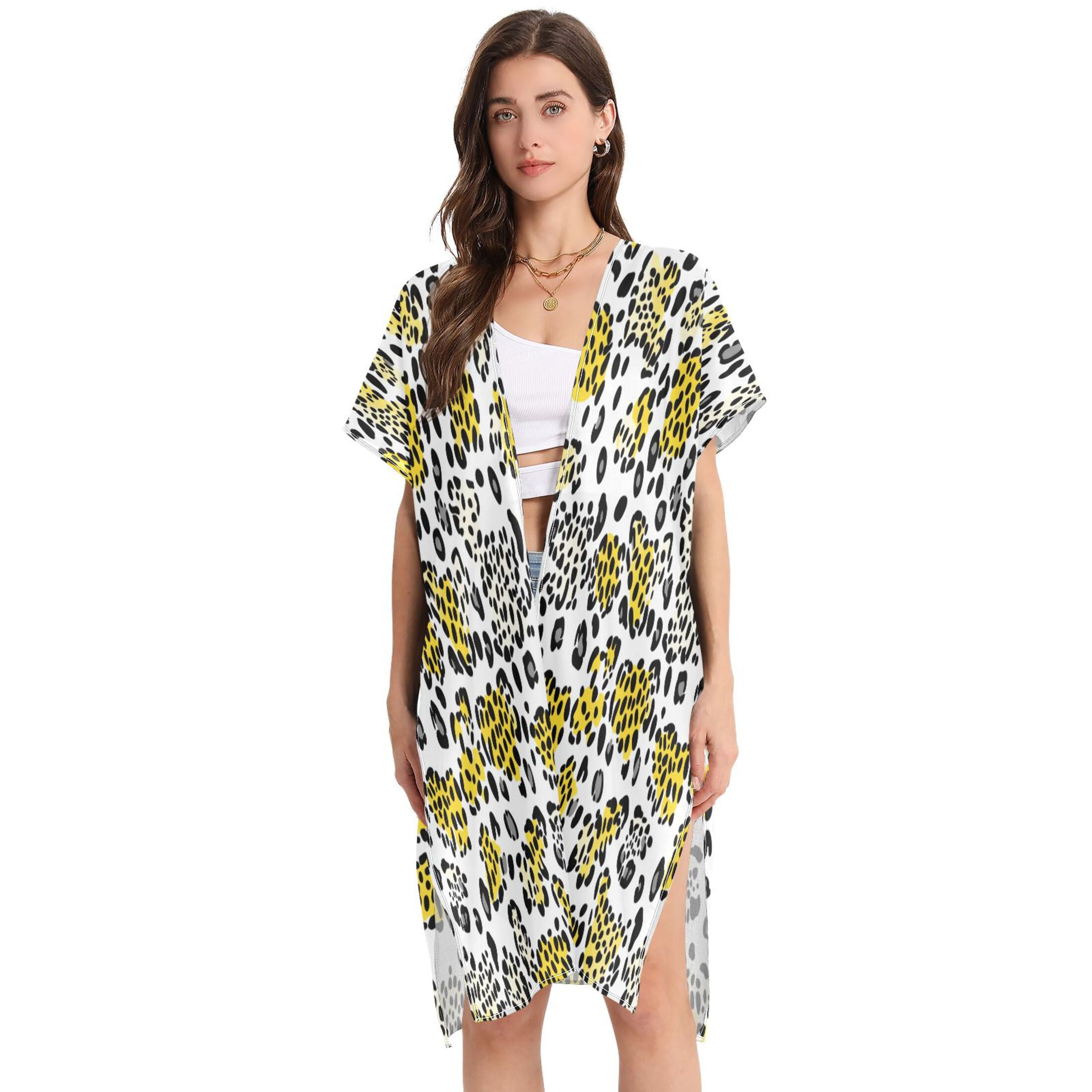 Stylish Women's Long Beach Cover-Up Swimwear Cover Ups Lightweight ...