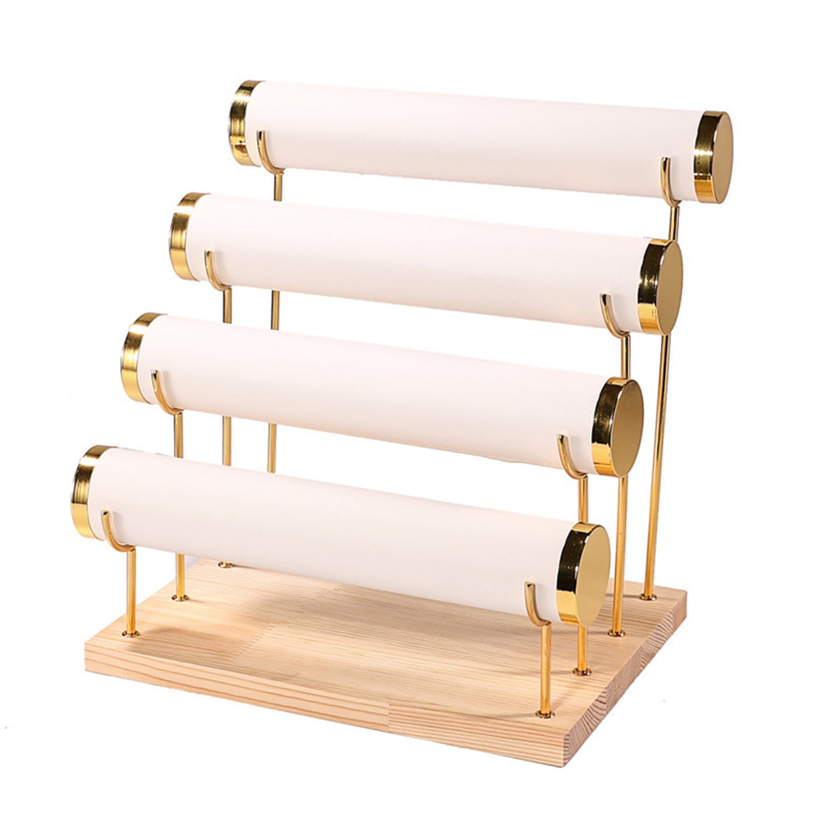 Stylish Wood Jewelry Display Stand Bracelets Storage Stand Watches ...