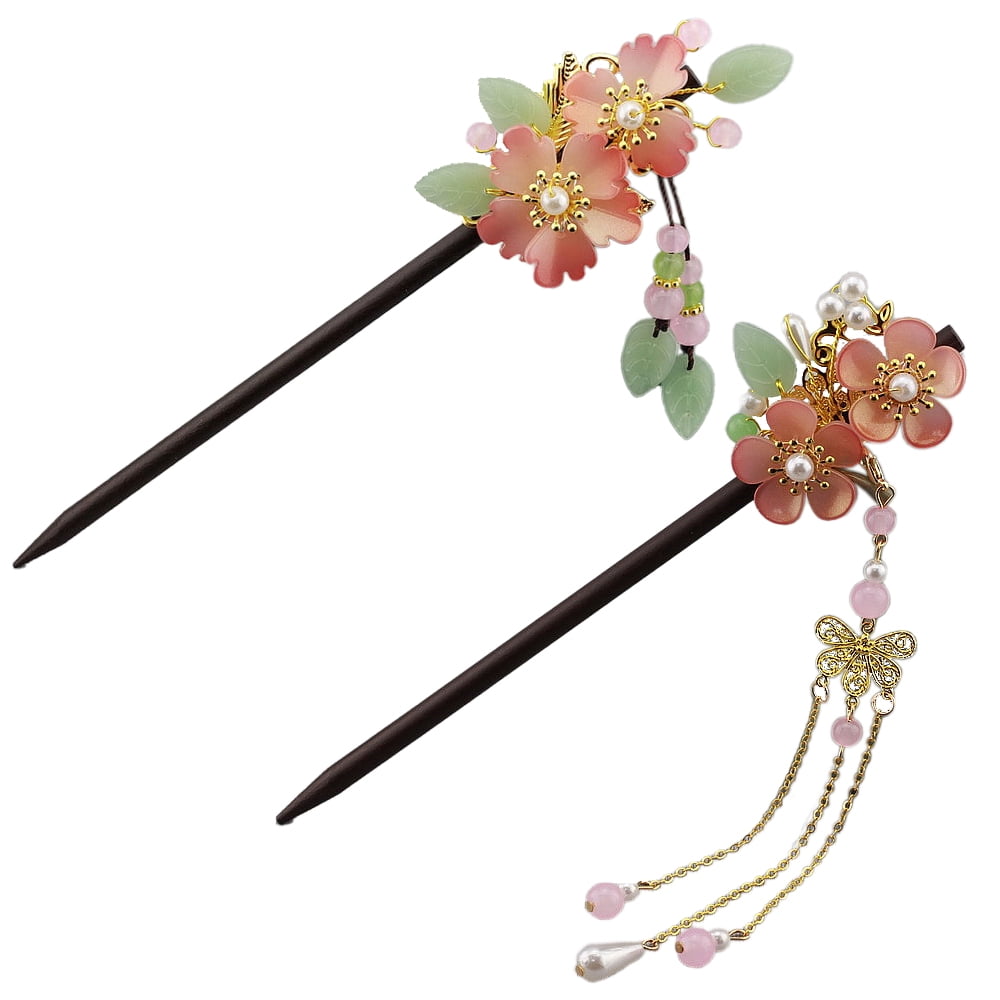 Stylish Wooden Handmade Hair Sticks for Hair Making Accessories ...