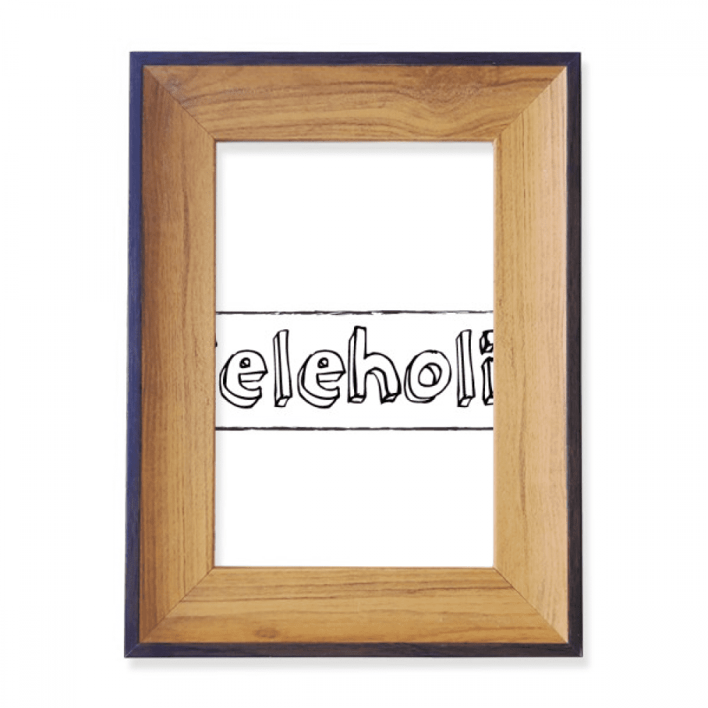Stylish Word Teleholic Photo Frame Exhibition Display Art Desktop ...