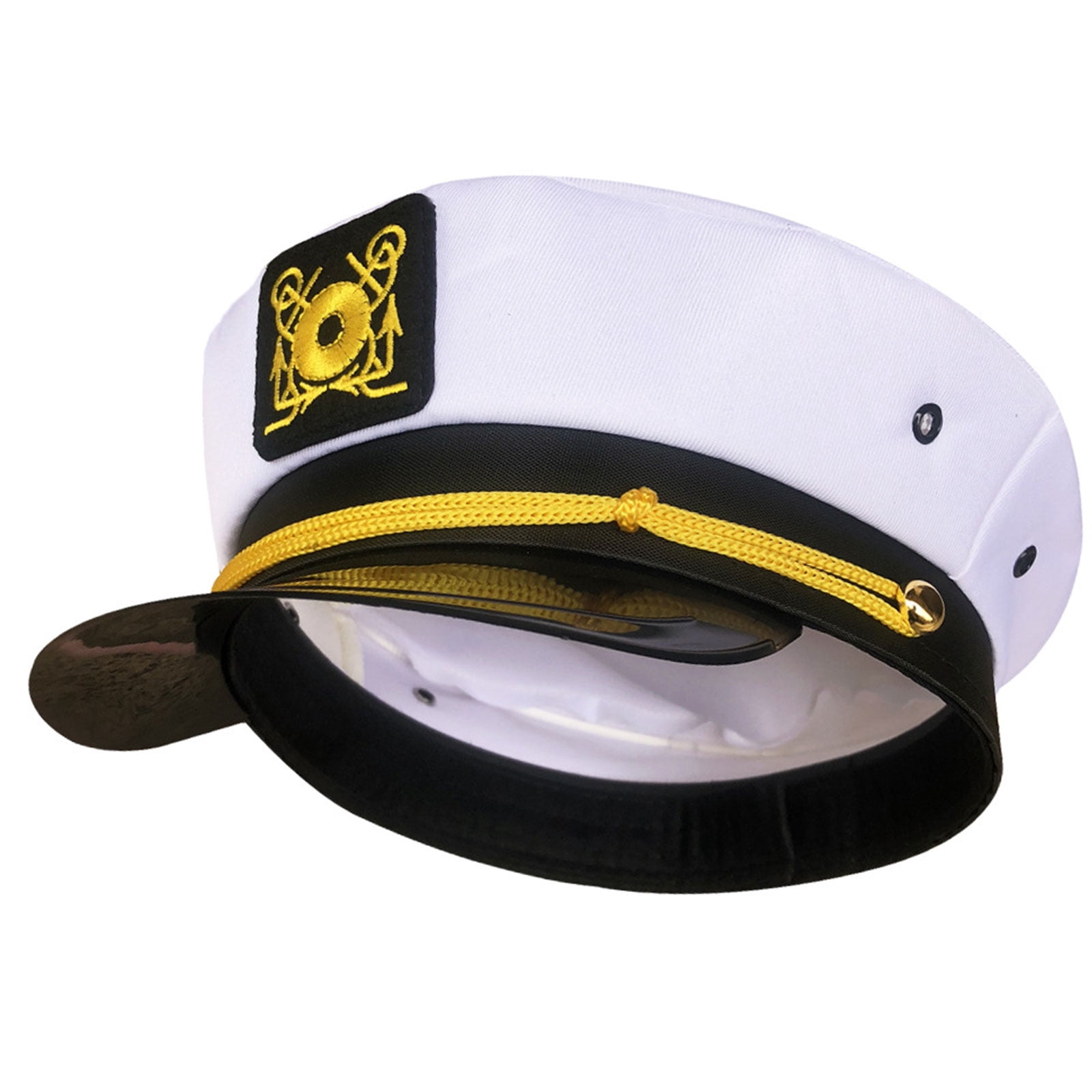 Stylish Yacht Boat Captain Cap Marine Cap Embroidered Sailor Costume ...