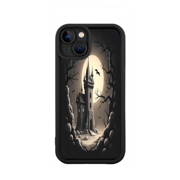 Stylish Yellowing Resistant Lightweight iPhone 15 Case - Elegant Gothic ...