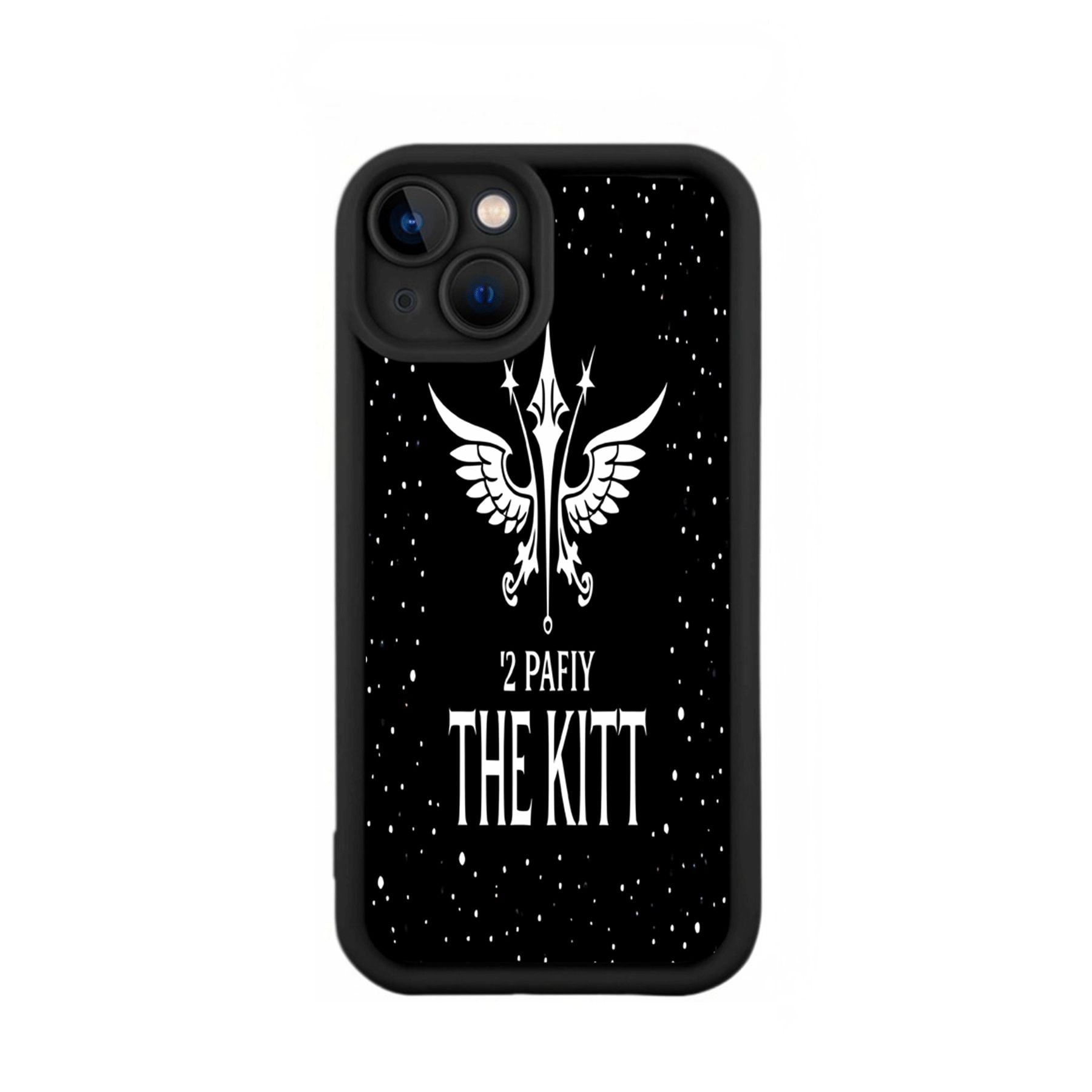 Stylish Yellowing Resistant Lightweight iPhone 15 Case with Black ...