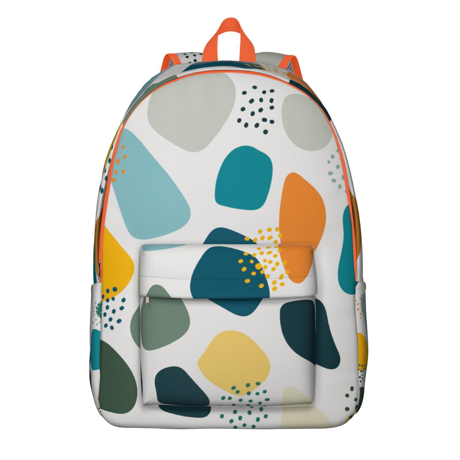 Stylish and Chic School Backpack with Colorful Abstract and Tie Dye ...