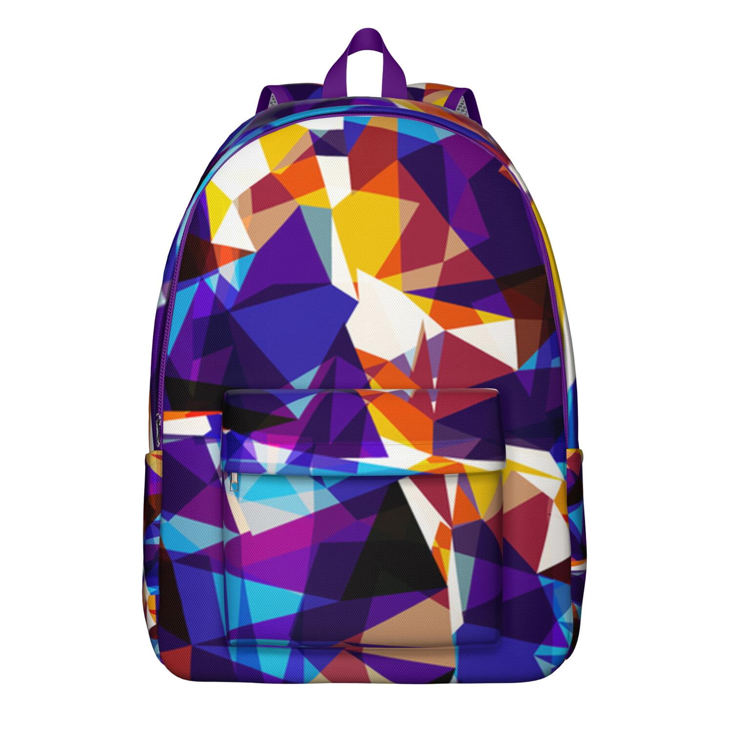 Stylish and Chic School Backpack with Colorful Abstract and Tie Dye ...