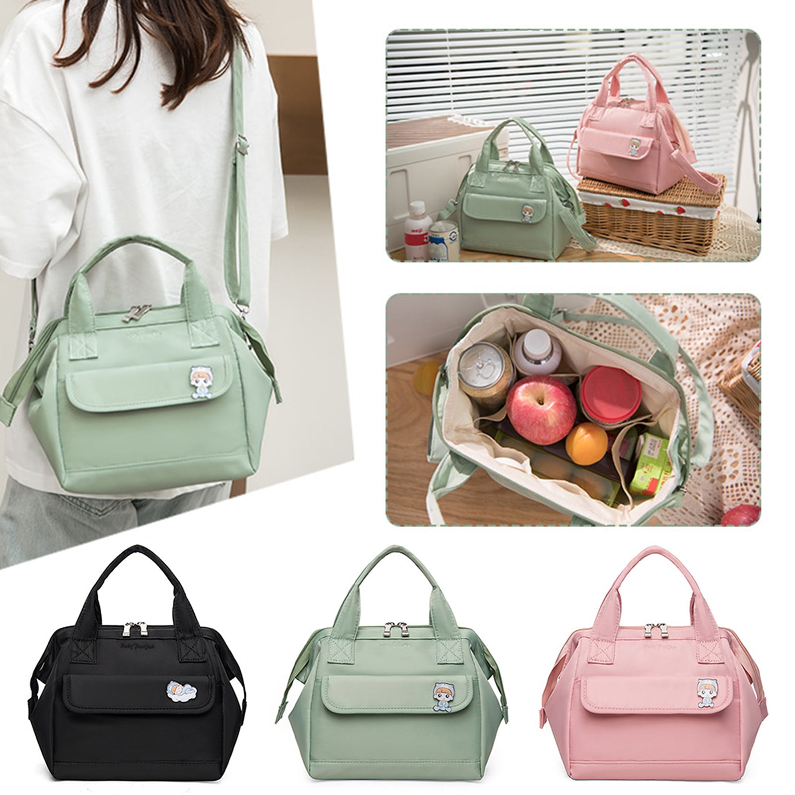 Stylish and Versatile Reusable Lunch Box Bag Your Portable Cross-body ...