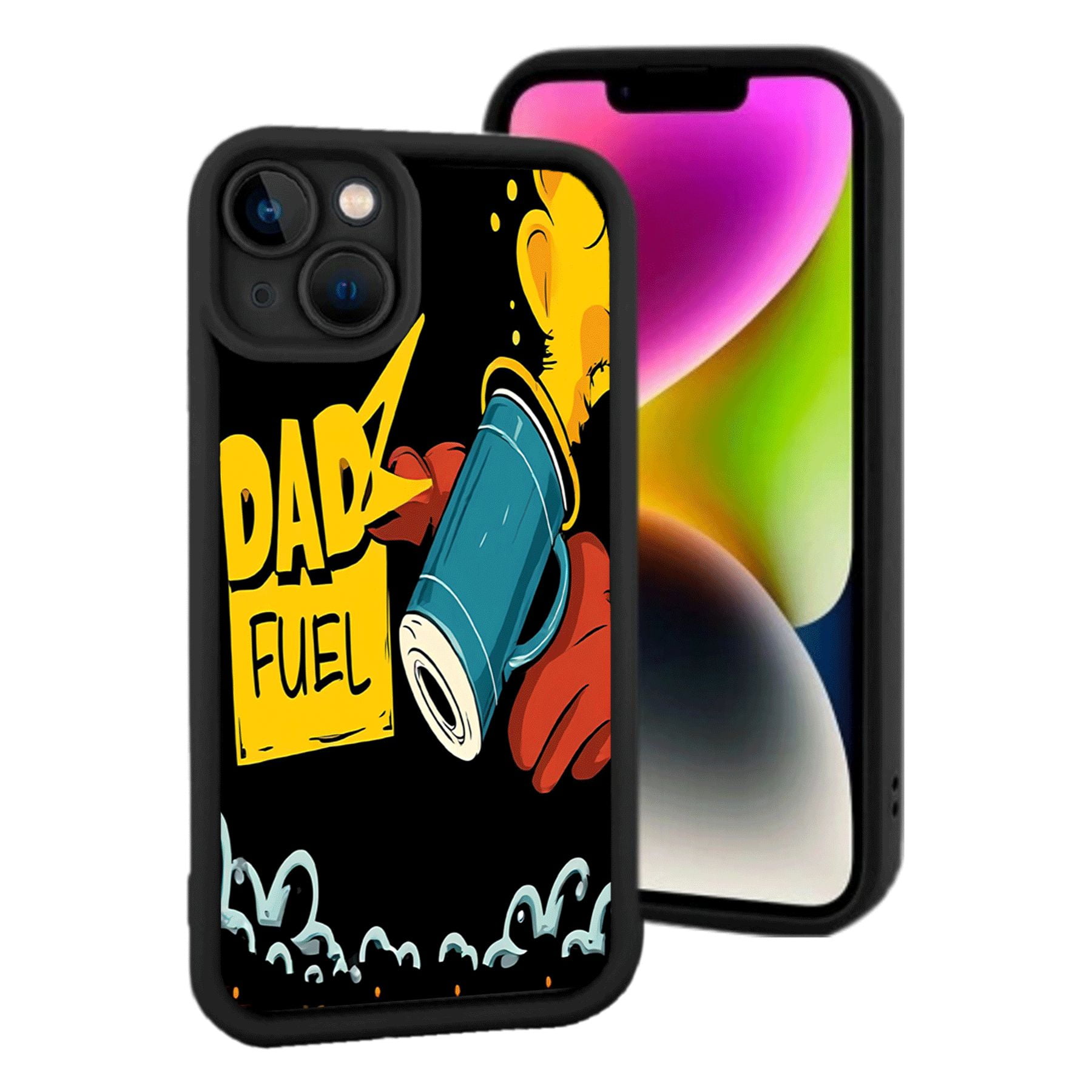 Stylish iPhone 15 Case - Lightweight Yellowing Resistant Features Bold ...