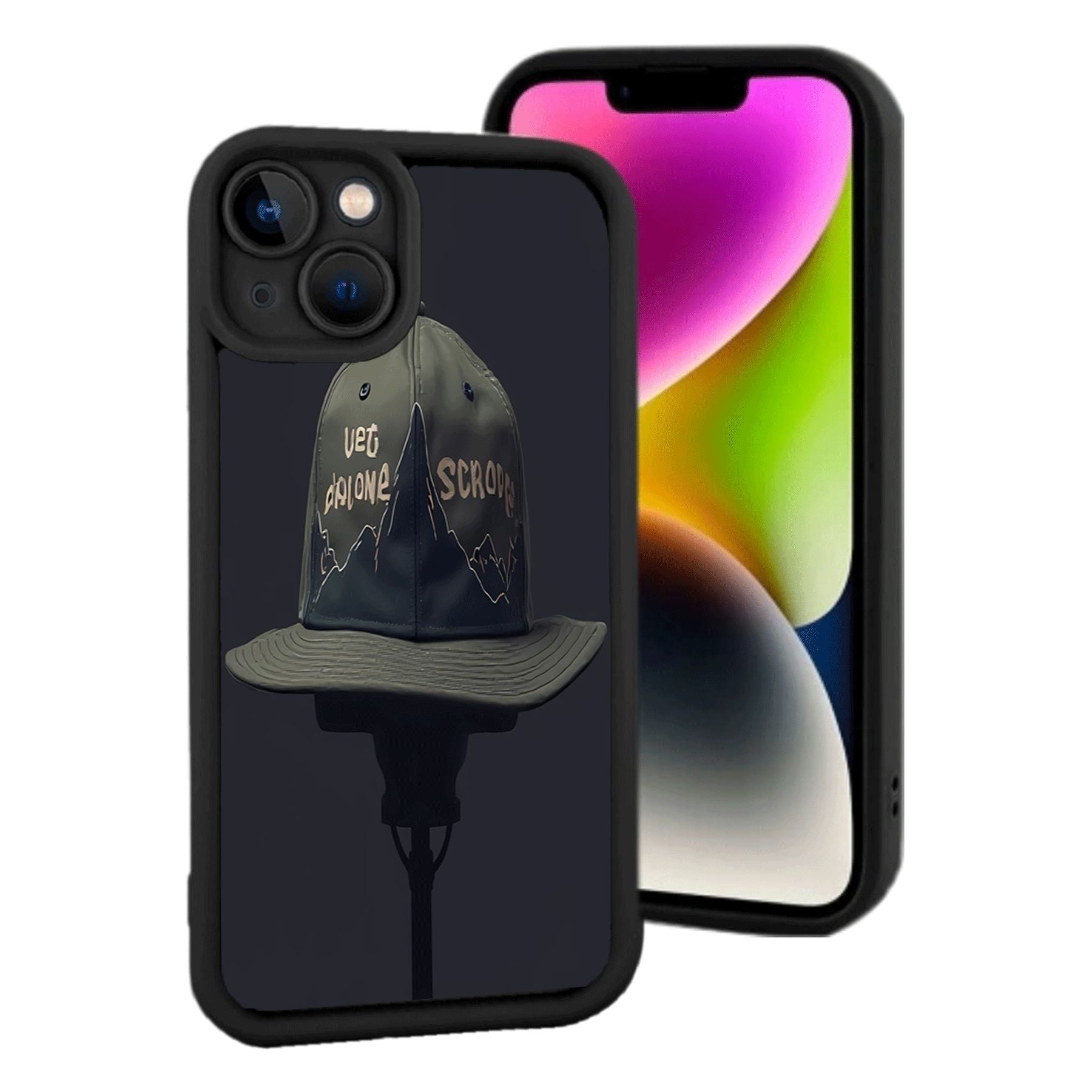 Stylish iPhone 15 Case - Lightweight Yellowing Resistant with Navy Blue ...