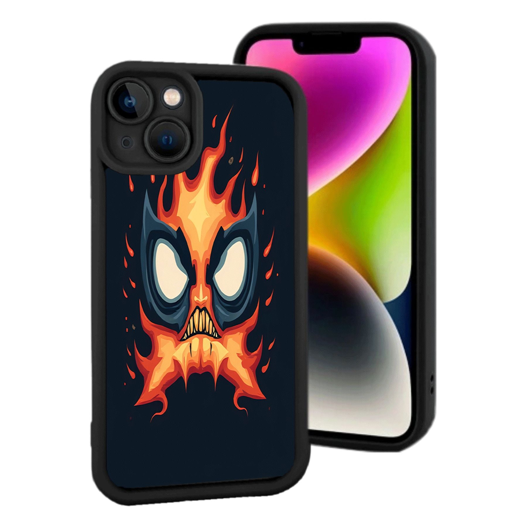 Stylish iPhone 15 Case - Yellowing Resistant Lightweight Bold Cartoon ...