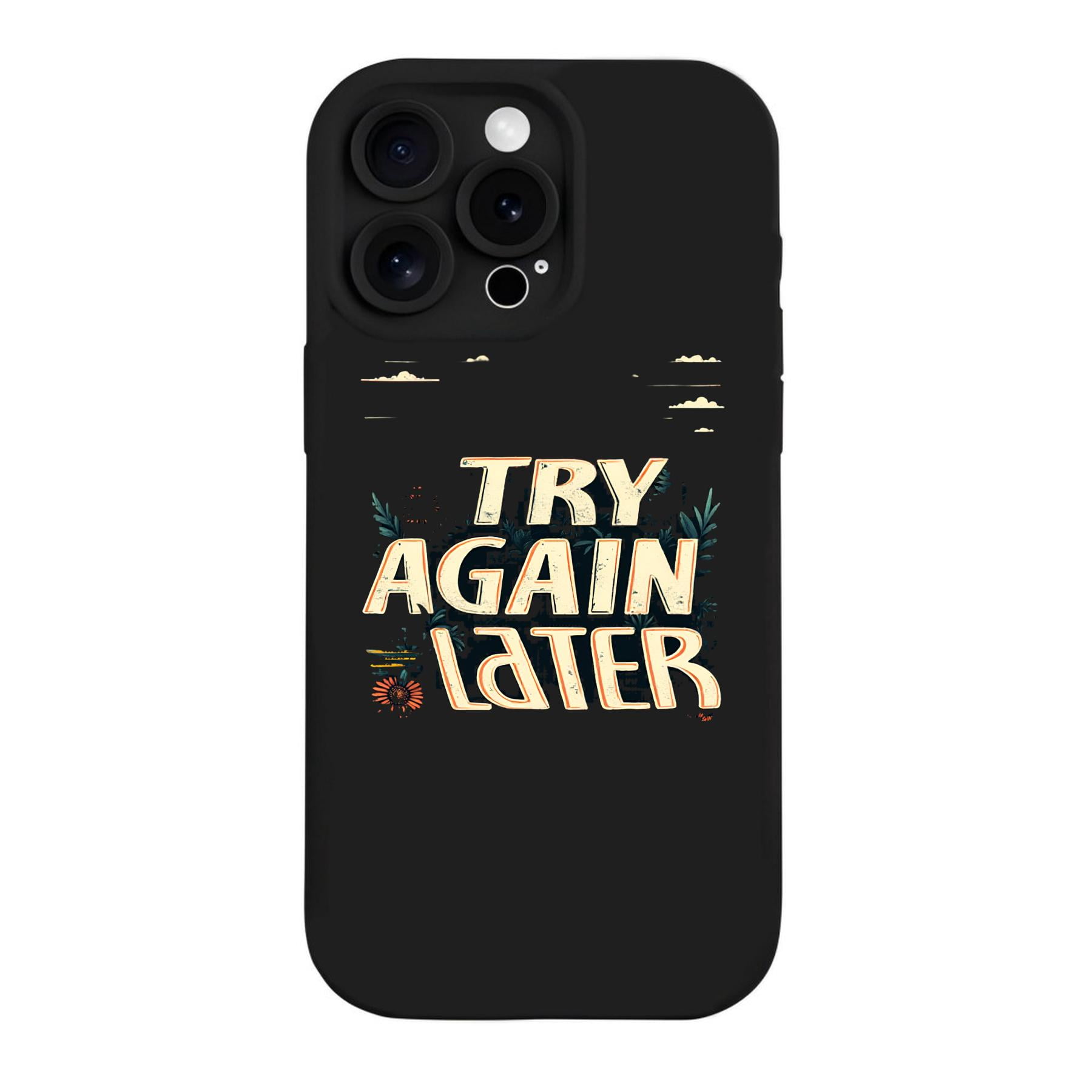 Stylish iPhone 15 Pro Case - Lightweight Yellowing Resistant with ' TRY ...