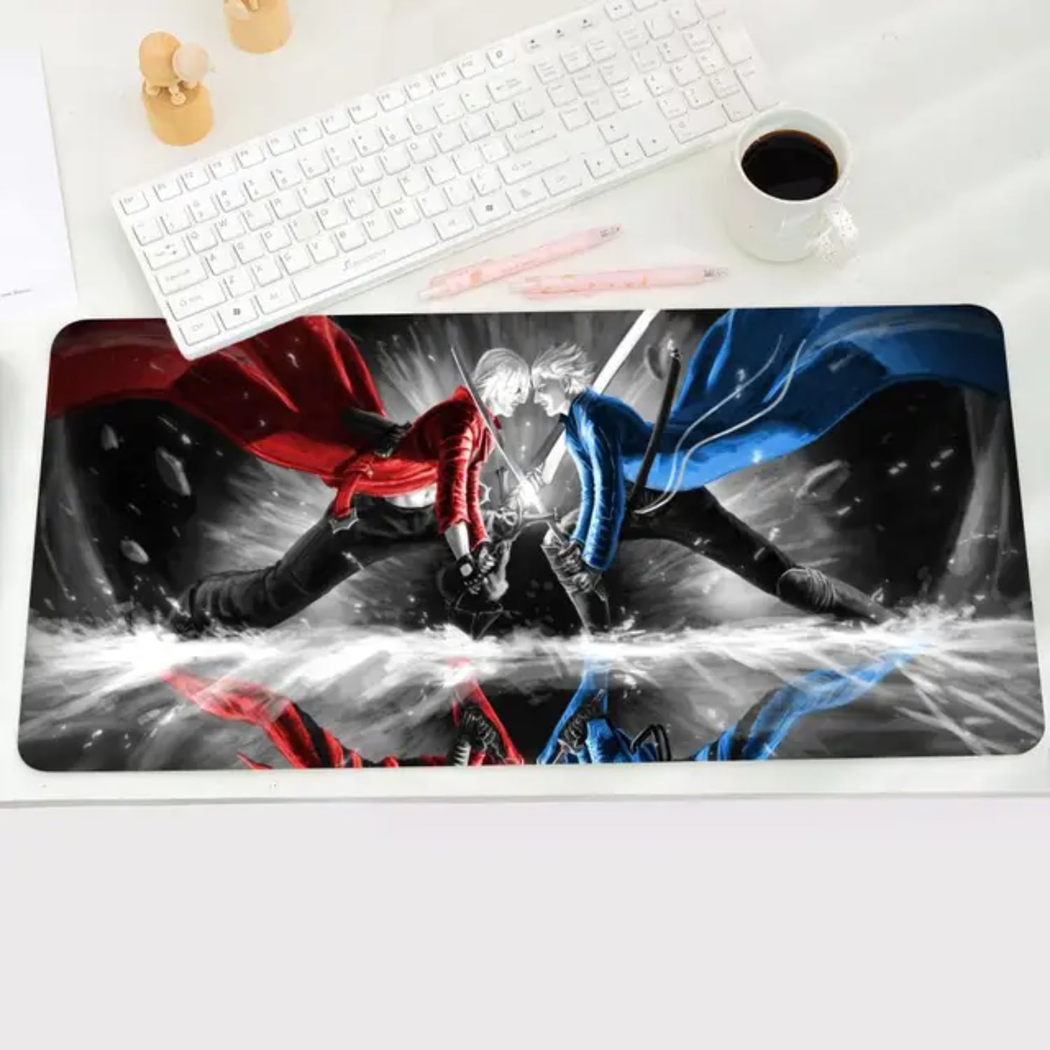 Stylish and luxurious Devil May Cry anime gaming mouse pad - Large desk ...