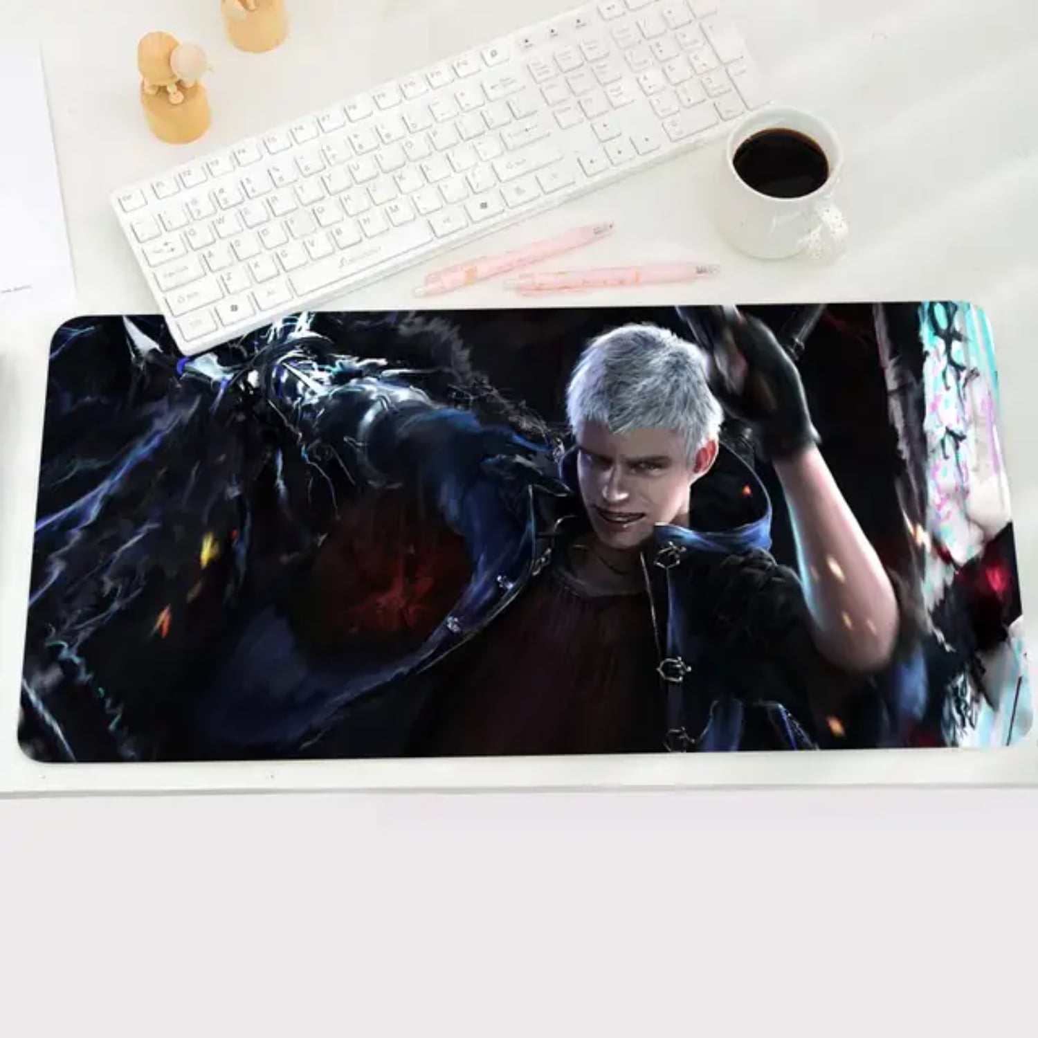 Stylish and luxurious Devil May Cry anime gaming mouse pad - Large desk ...