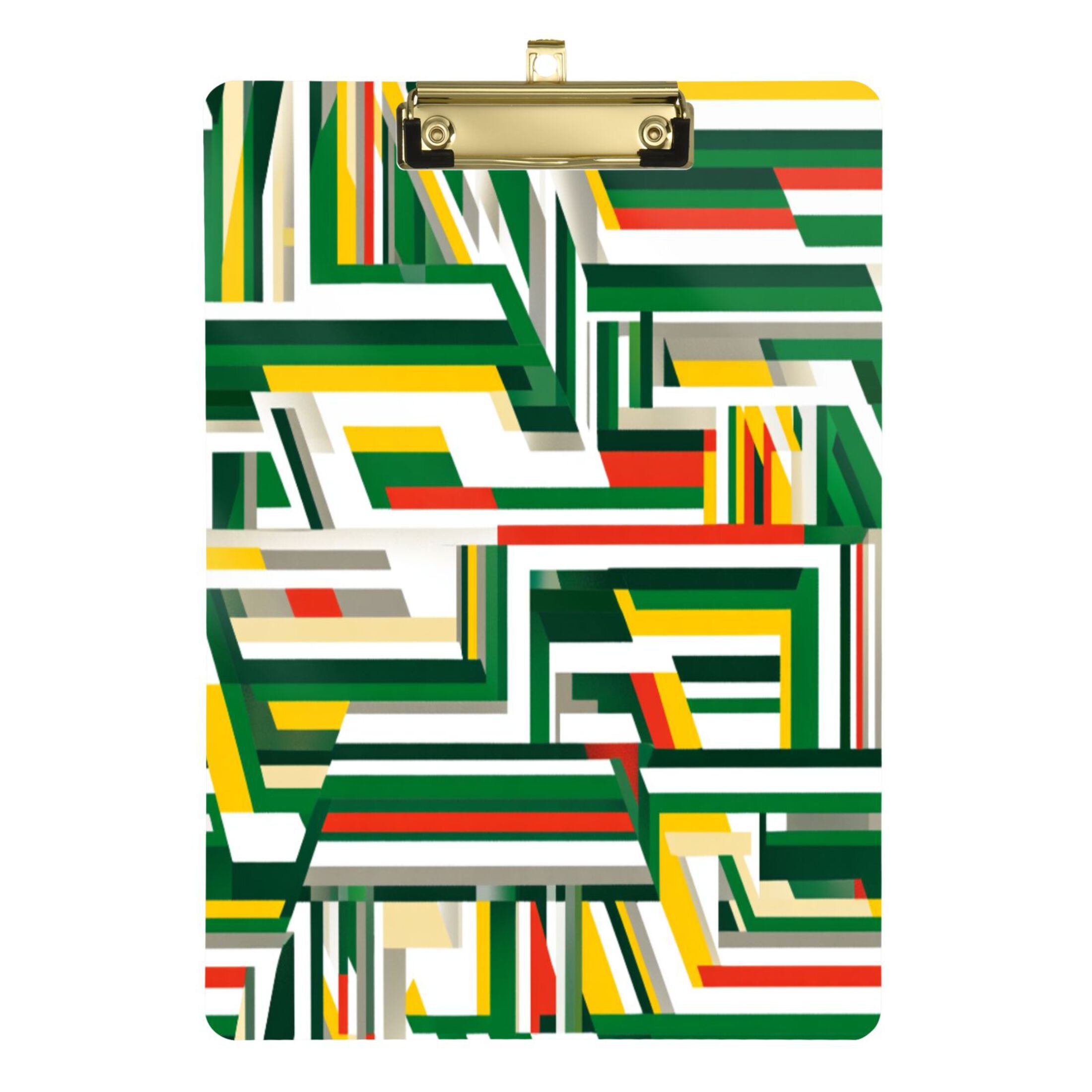 Stylized Line Design 12.5x9in Clipboard, Durable Acrylic with Metal ...