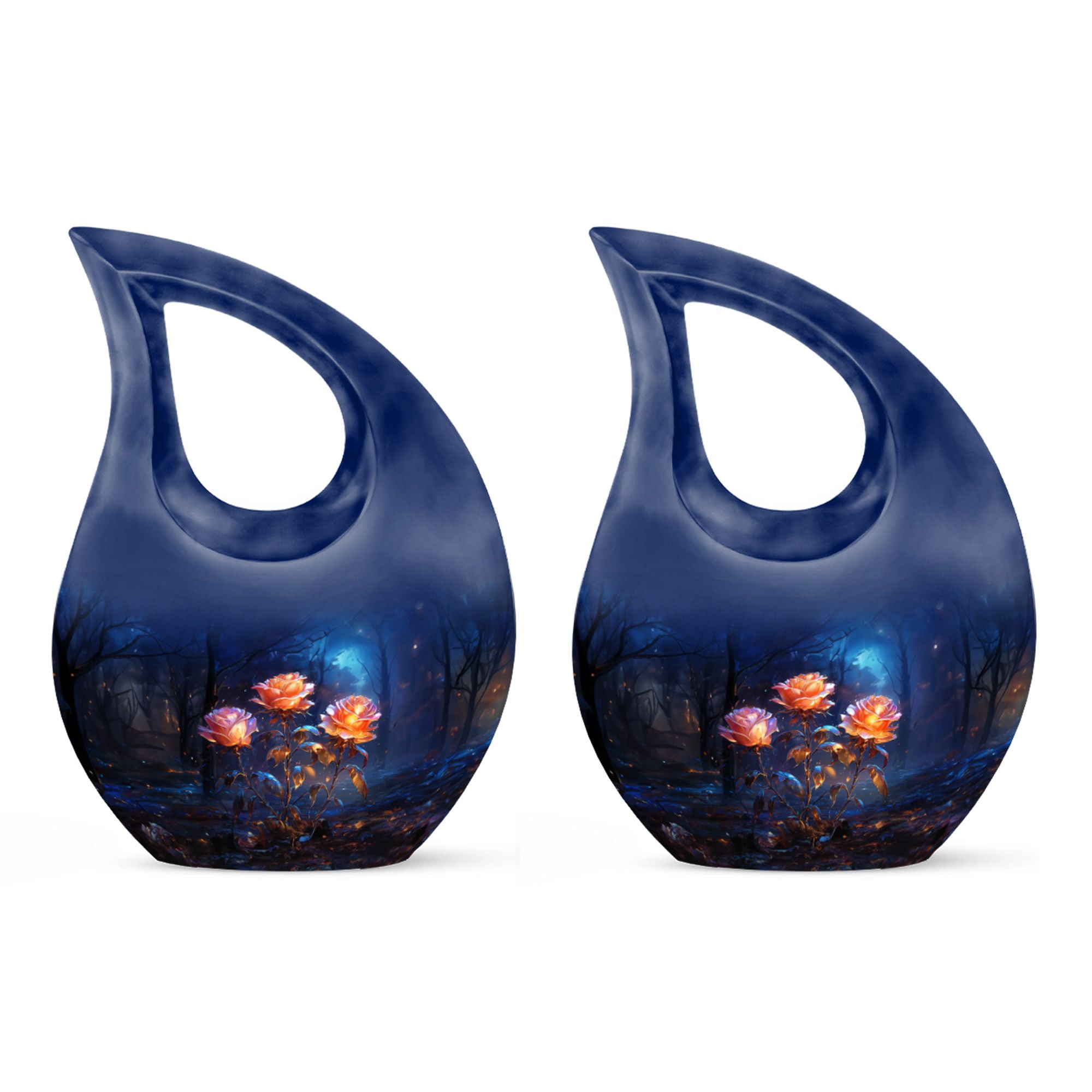 Stylized Rose Urn - Cremation Ashes Urn - Urns for Human Ashes Adult ...