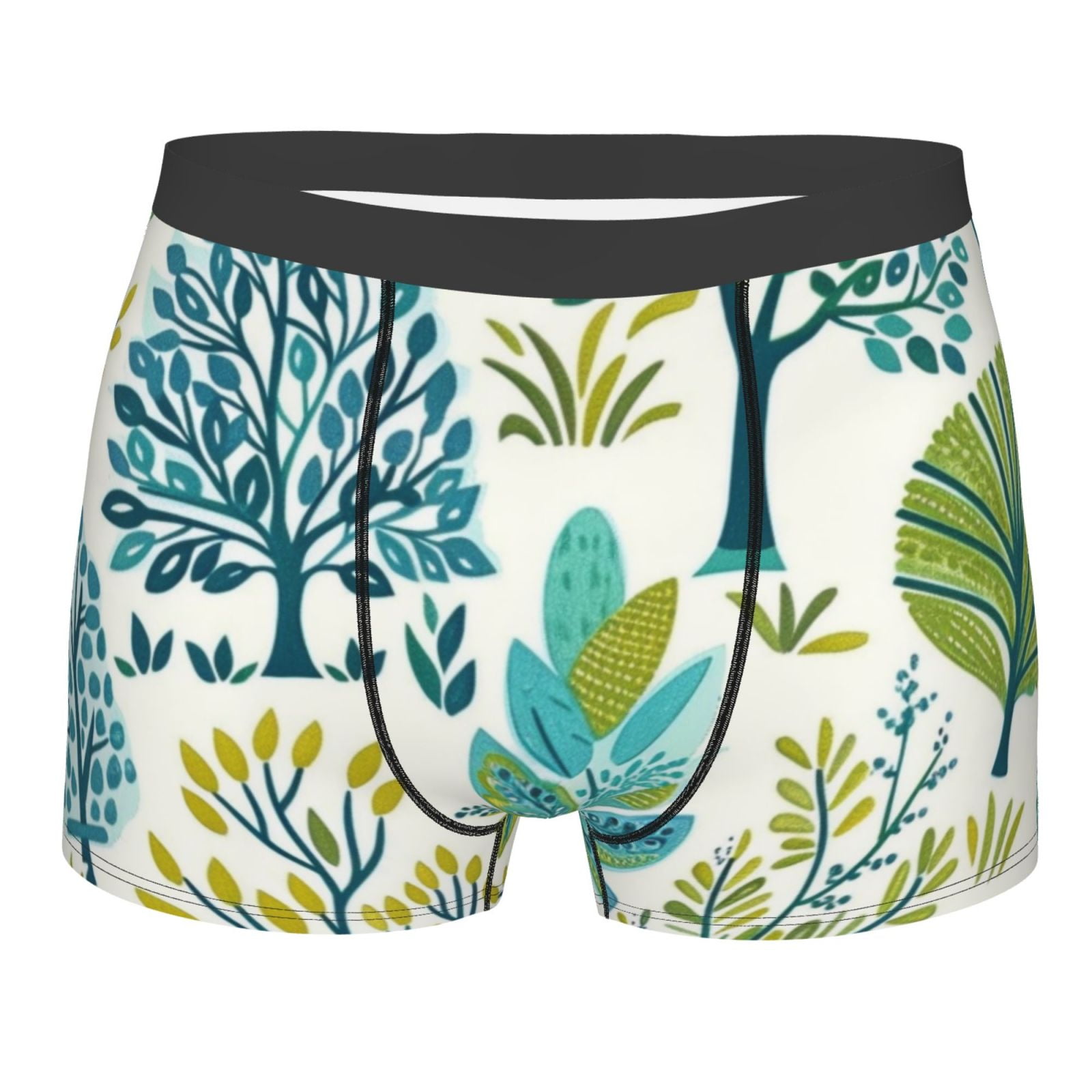 Stylized Tree and in Colors Men's Novelty Briefs Funny Shorts Hilarious ...