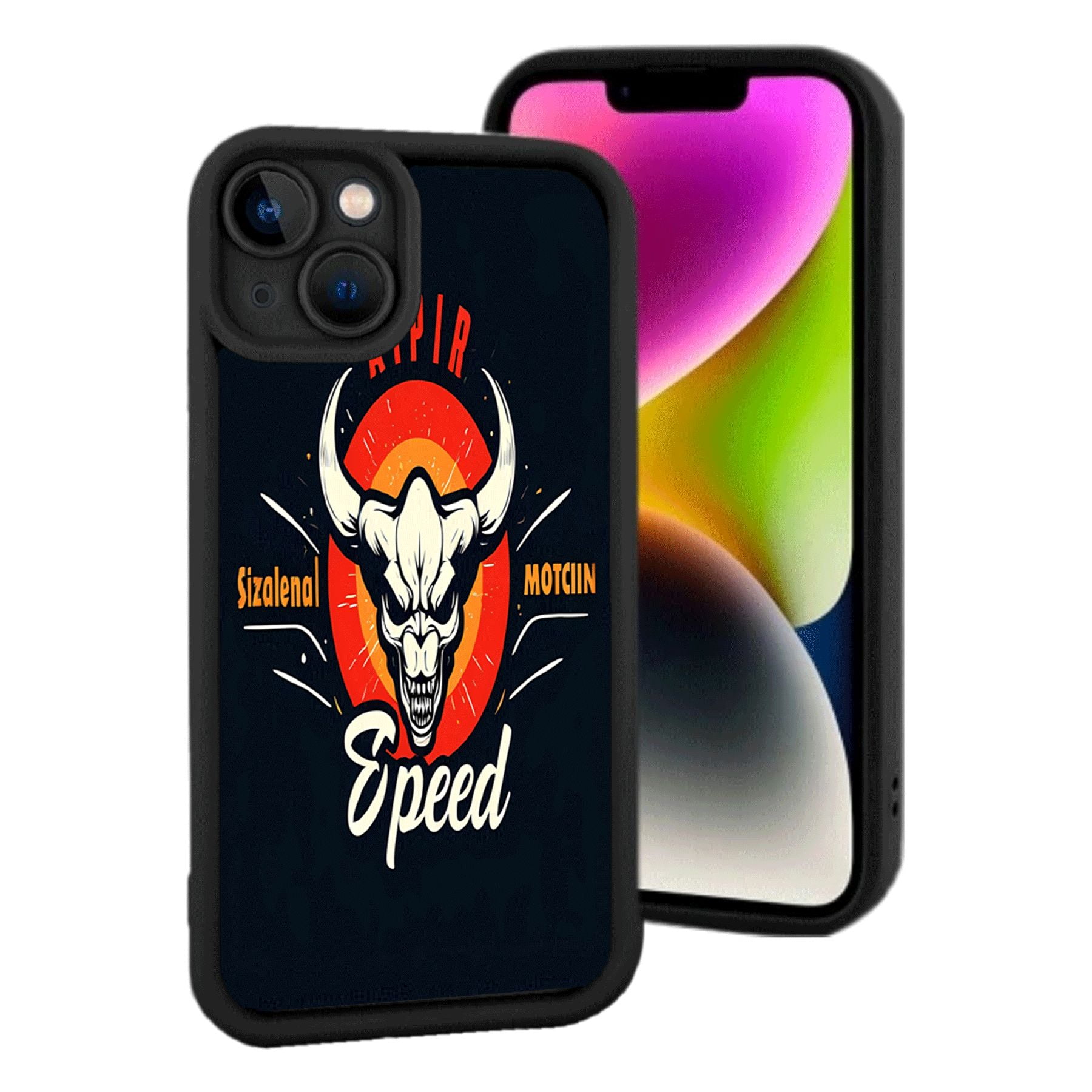 Stylized ' s Head iPhone 15 Case - Lightweight Yellowing Resistant ...