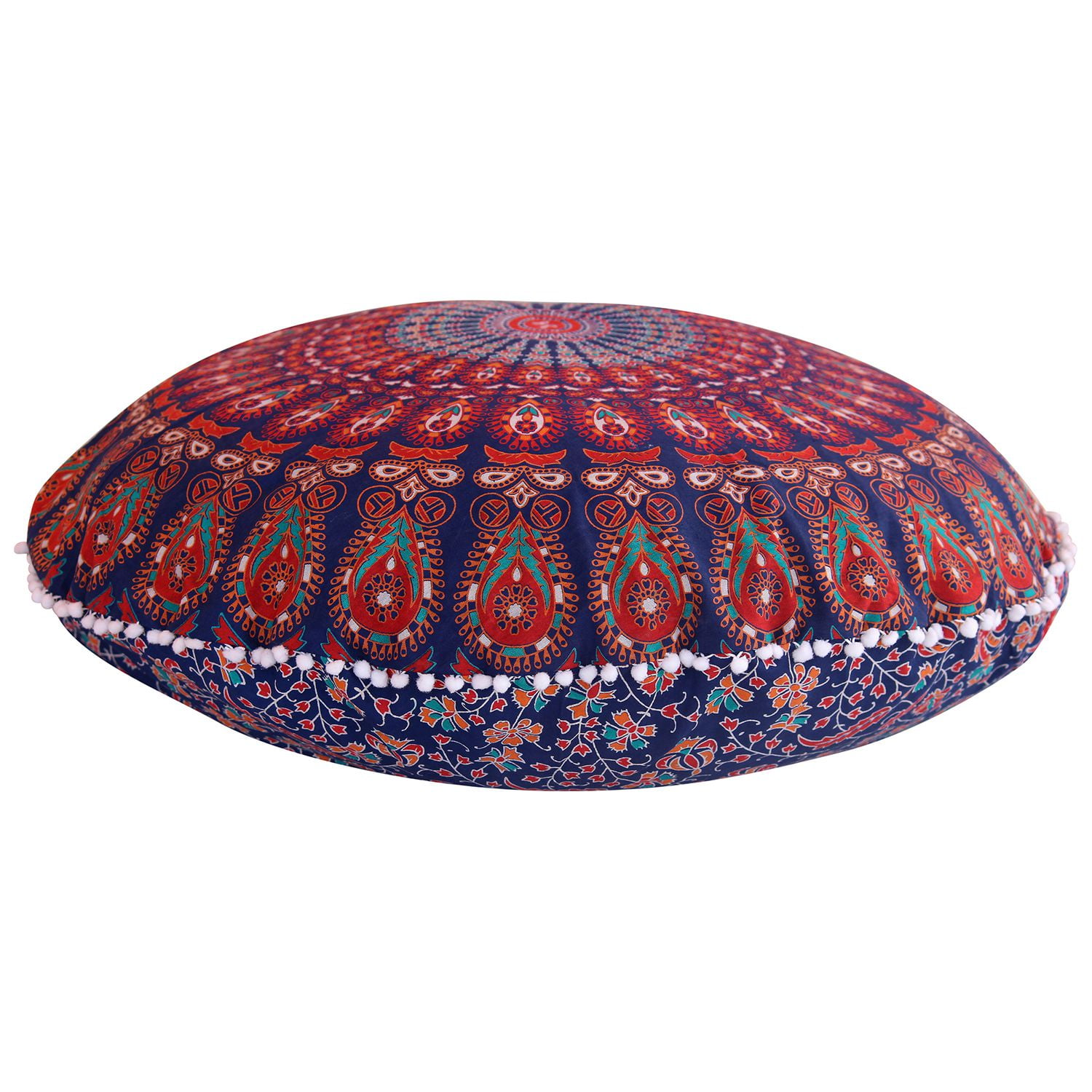 Stylo Culture Indian Floor Pillow Cushion Cover Mandala Meditation ...