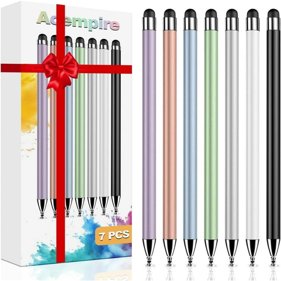 Stylus (7 Pcs), 2-in-1 Stylus Pen for Touch Screen, High Precision and ...