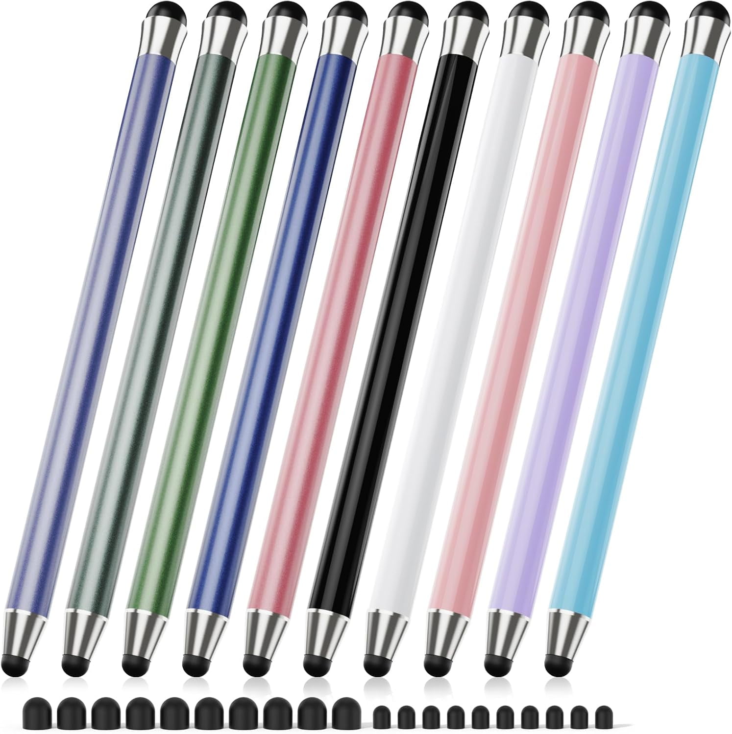 Stylus Pen for Touchscreen 10Pcs, 2-in-1 High Sensitivity & Precision ...