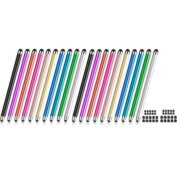 Stylus Pen for Touchscreen 20 Pack, 2 in 1 Universal Stylus High ...