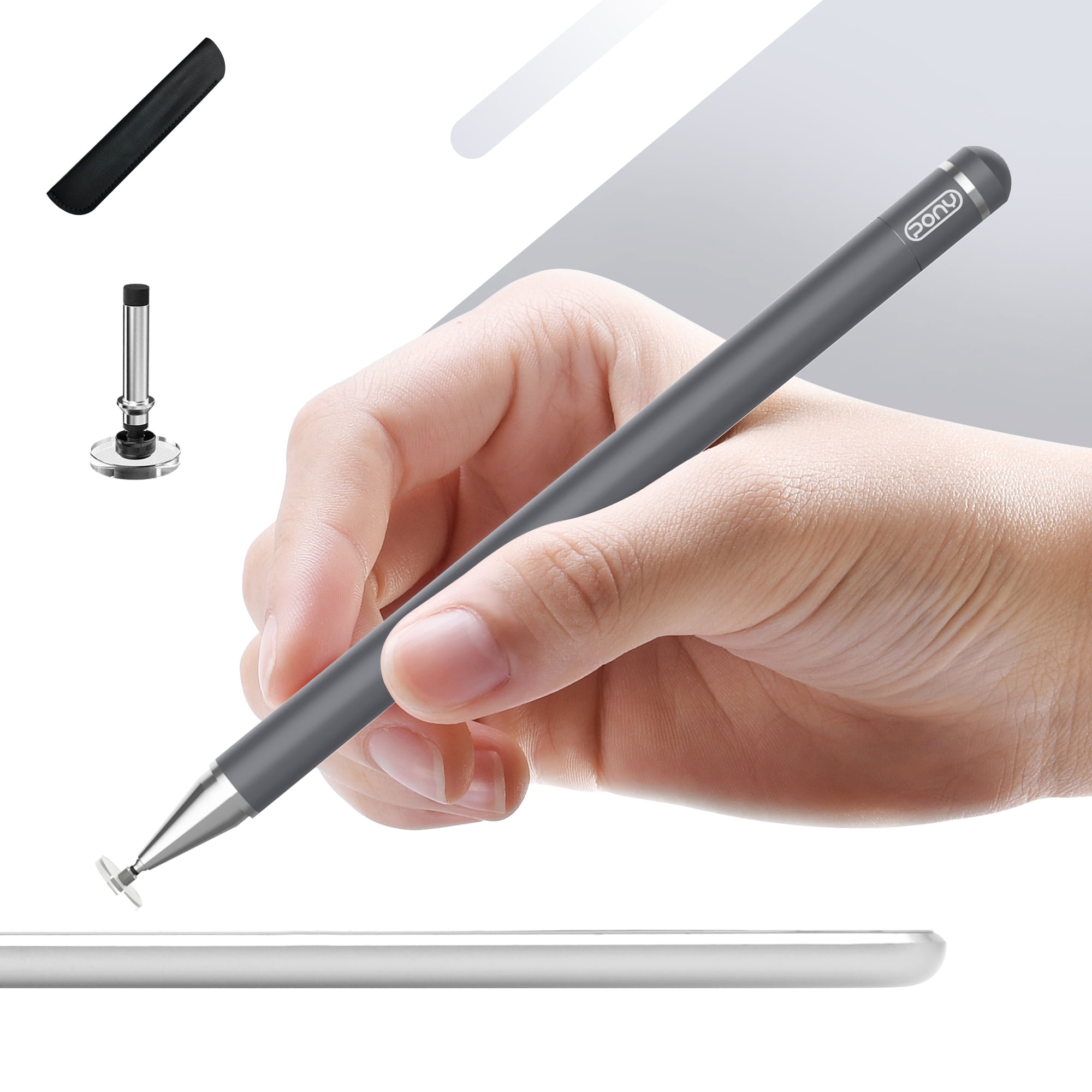 Stylus Pen, Universal Disc Tip Capacitive Pencil for All Touch Screens ...