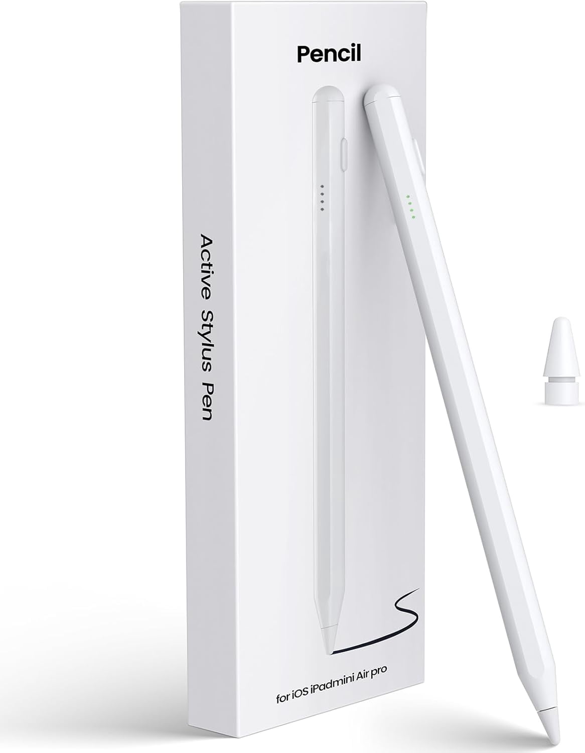 Stylus Pen for iPad 2018-2025 - LED Power Display Fast Charging Pencil ...