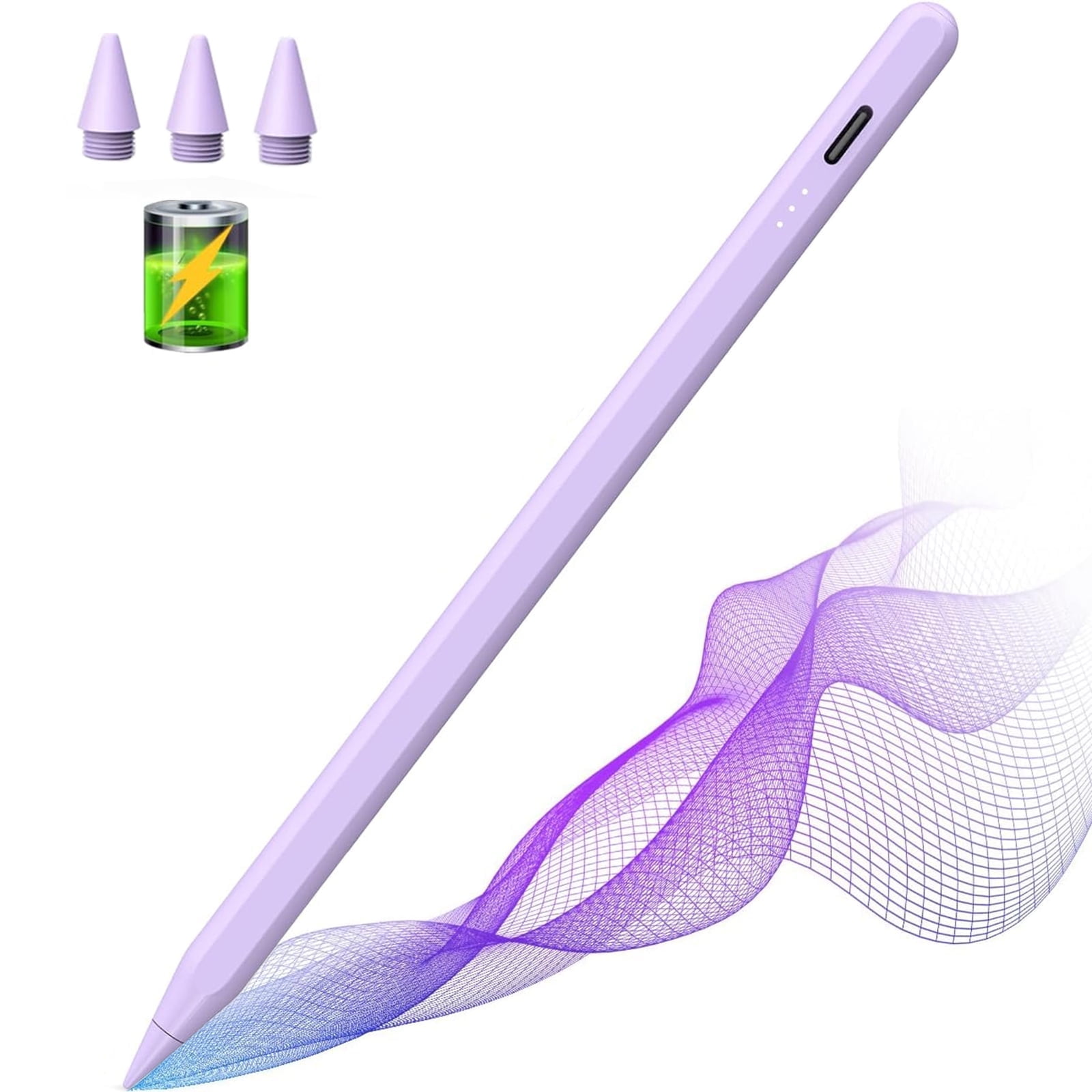 Stylus Pen for iPad, Fast Charging, Palm Rejection, Compatible with ...