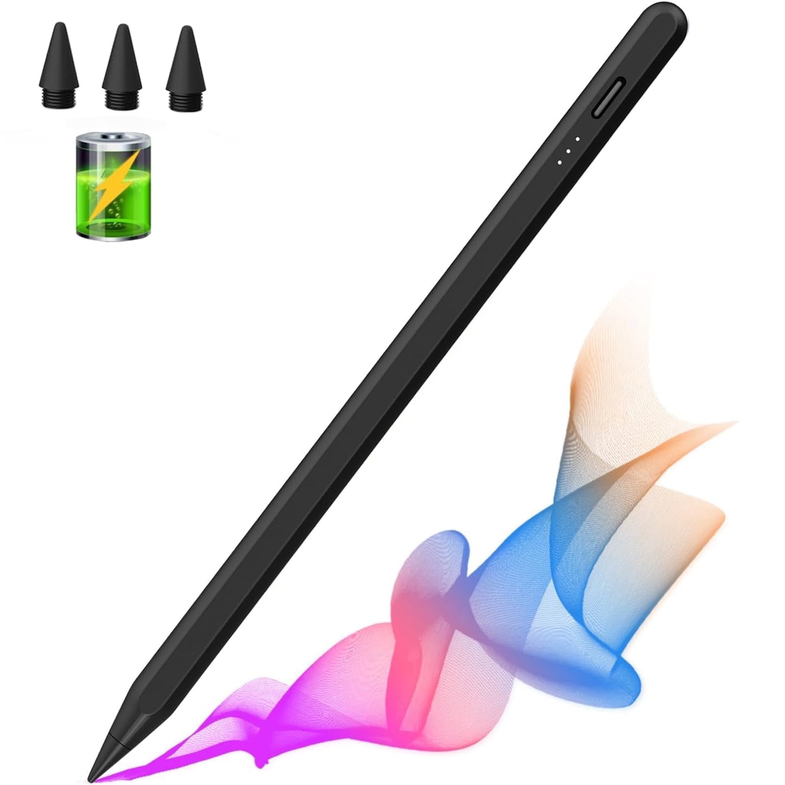 Fast Charging Stylus Pen for iPad with Palm Rejection, Tilt Sensitivity ...