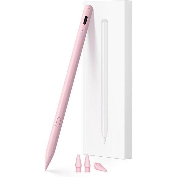 RREGER-Stylus Pen for iPad 2025-2018 with LED Power Display Fast Charge ...