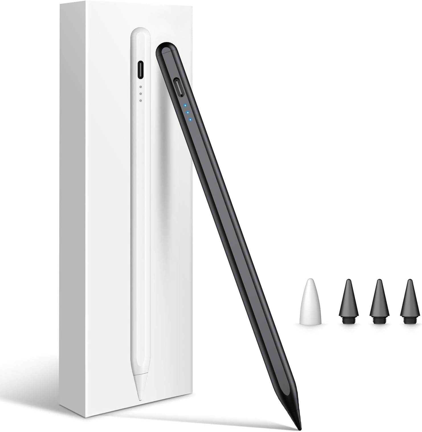 Stylus Pen for iPad 2025-2018 with Charge,Tilt Sensor Pencil Compatible ...