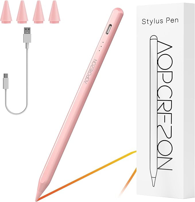 Stylus Pen for iPad,Palm Rejection Tilt Sensitivity Fast Charging ...