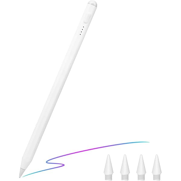 Stylus Pen for iPad, with tilt-Pressure Sensitivity and Multi-Point ...