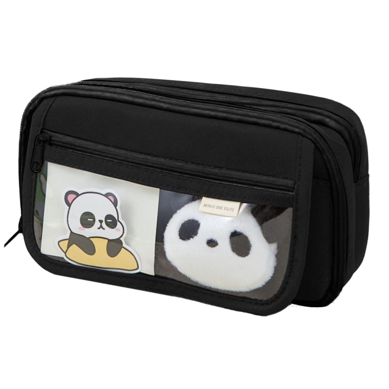 Stylus Pencil Cute Panda Pencil Case Large Capacity For Adults ...